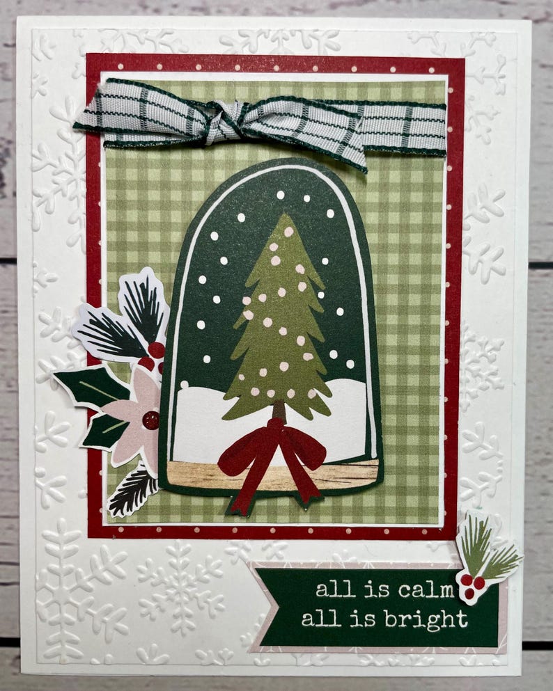 Boho Christmas DIY or Assembled Card Kit - Makes 6 Cards - Christmas ...