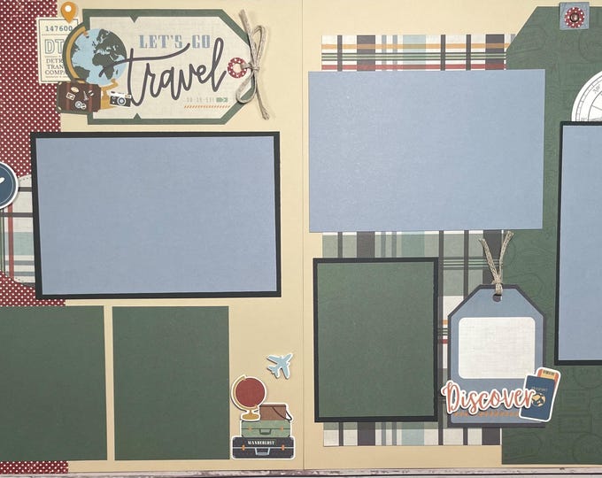 Life is Beautiful Layout Premade Scrapbook Pages, Page Kit, Scrapbook ...