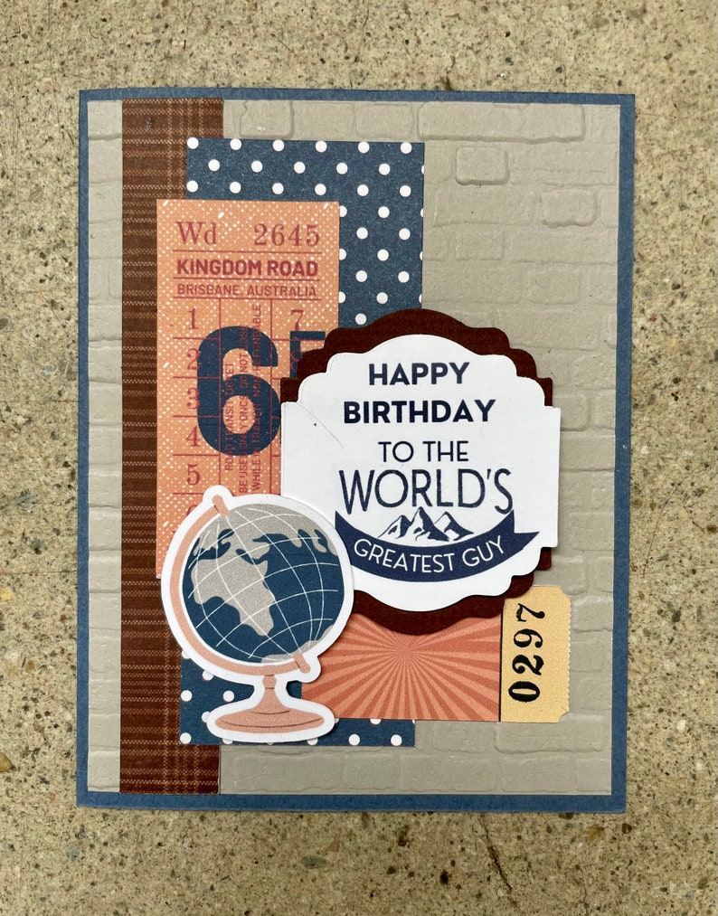 Slate and Steel Premade Cards Set of 4 Cards Masculine Cards, Cards for ...