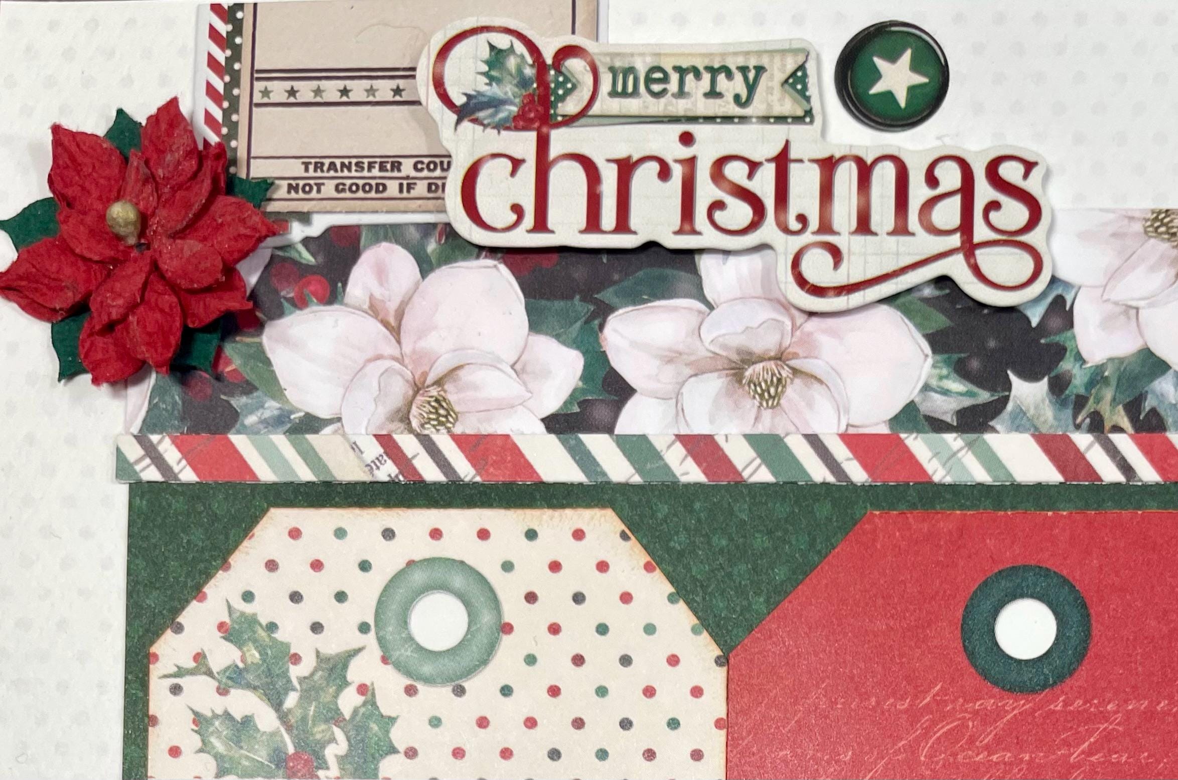 Home for the Holidays - Merry Christmas Premade Scrapbook Pages, 12x12 ...