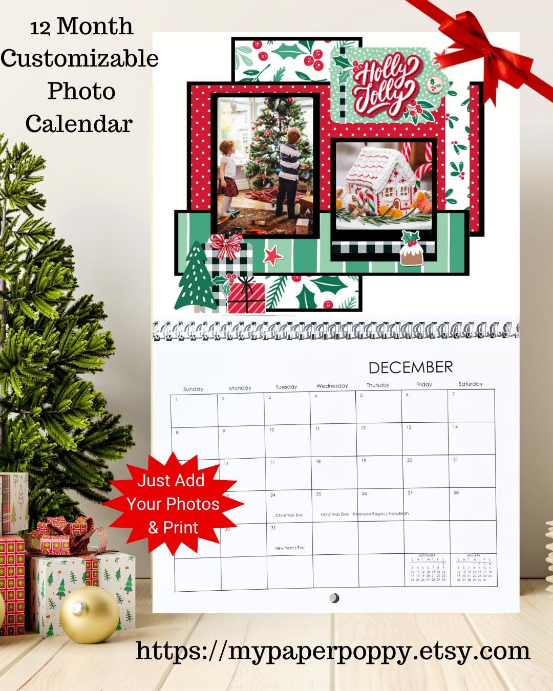 Moments to Remember Personalized Photo Calendar | Custom Wall Calendar ...