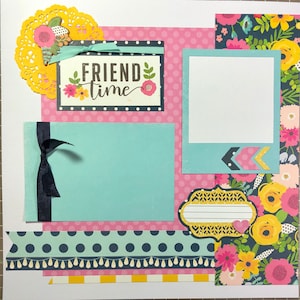 Scrapbook layout | Etsy