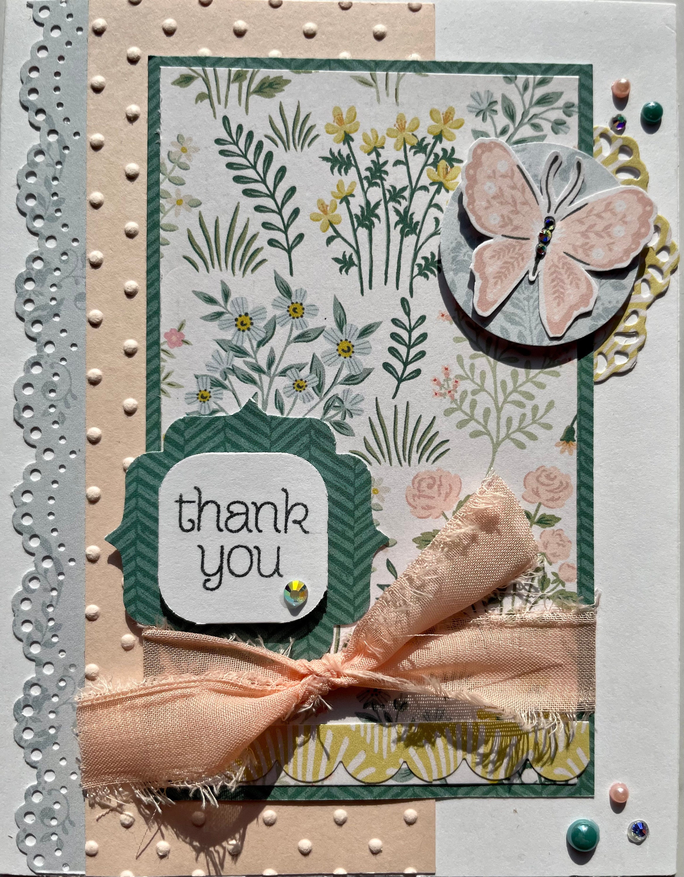 Butterfly Blush Premade Cards Set of 4 Cards Cards for Her, Card Kit ...