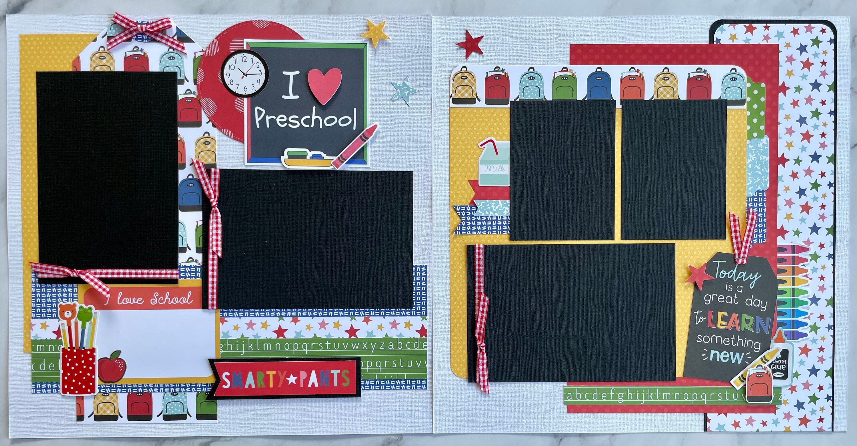 Scrapbook Ideas For Preschool