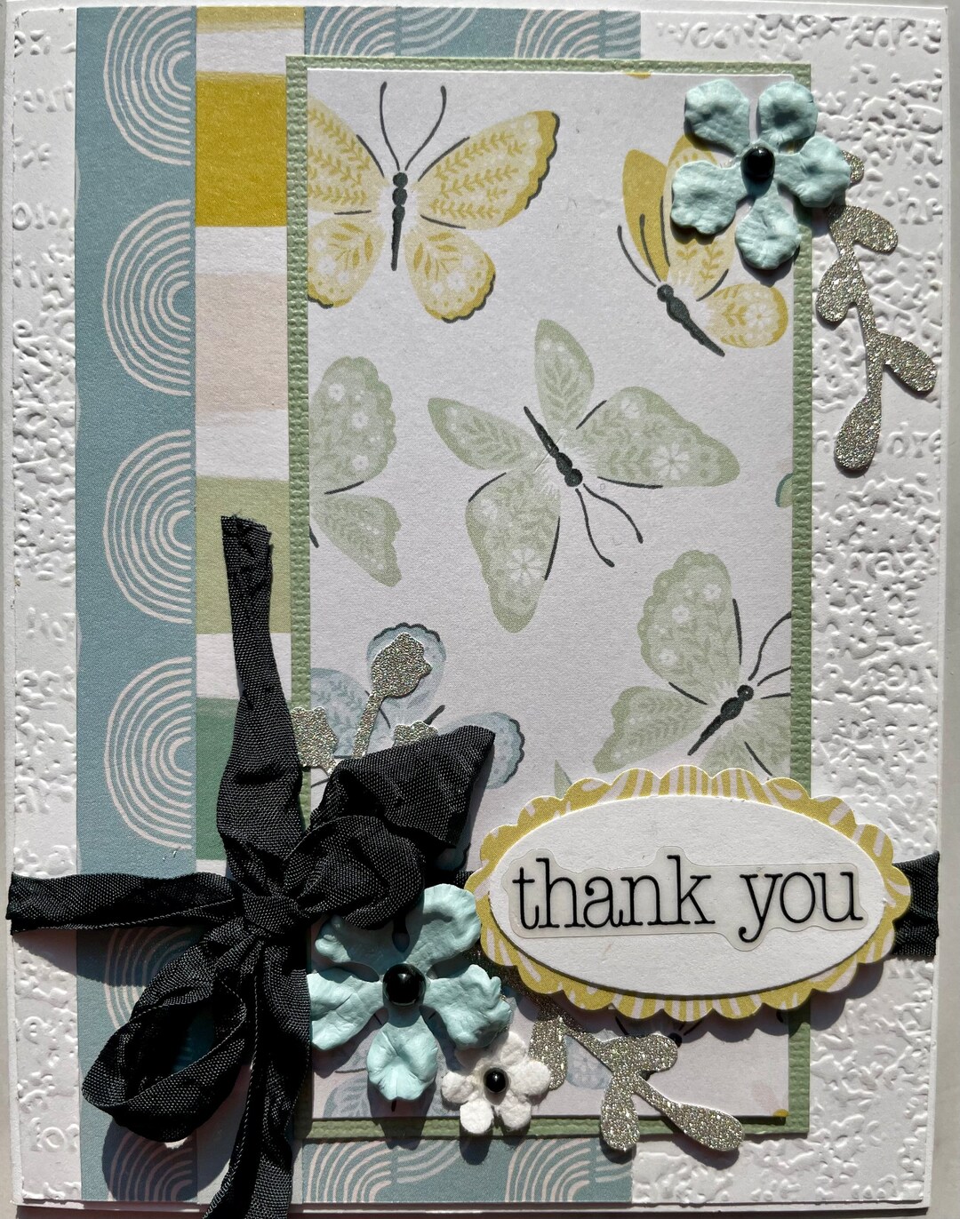 Thank You Card, Thank You Handmade Card, Thank You Greeting Card - Etsy