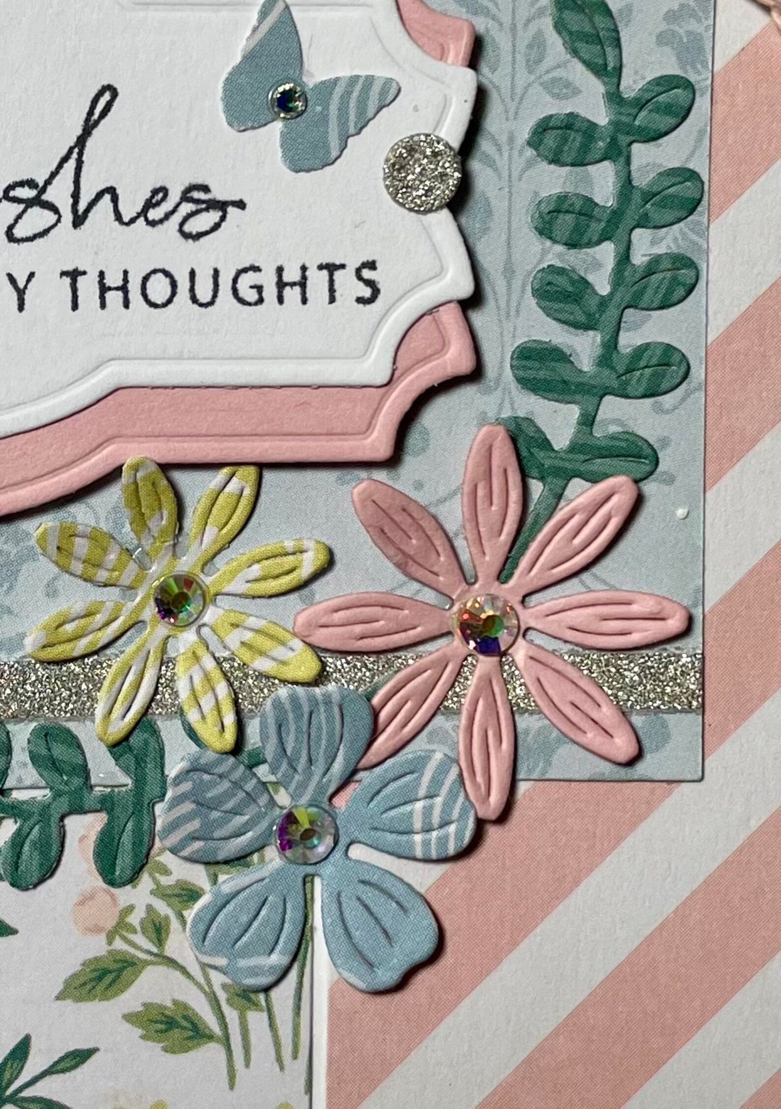 Butterfly Blush Premade Cards Set of 4 Cards Cards for Her, Card Kit ...