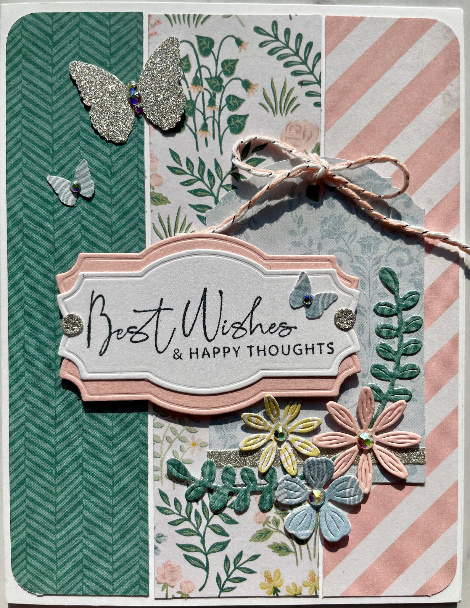 Butterfly Blush Premade Cards Set of 4 Cards Cards for Her, Card Kit ...