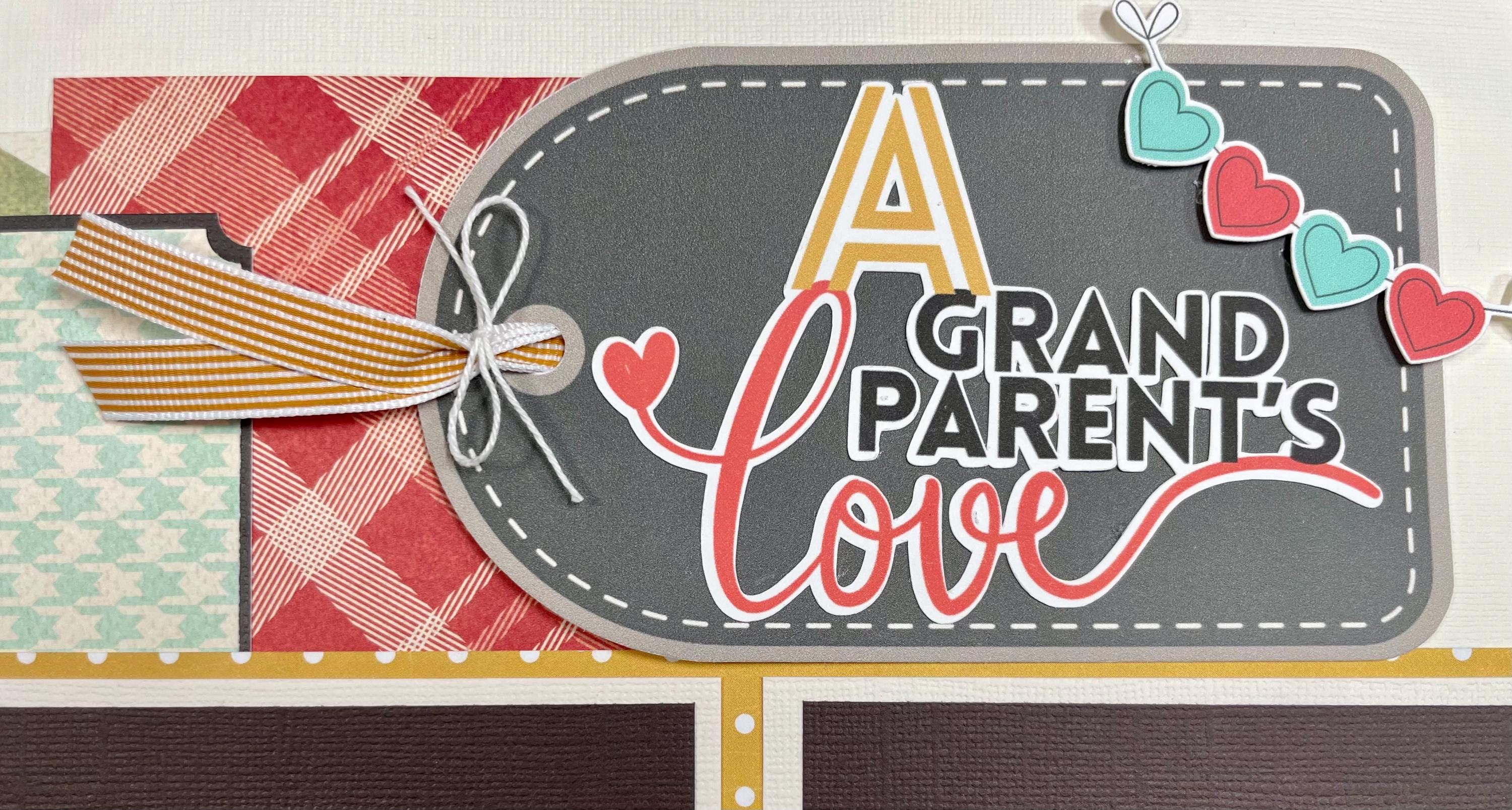 A Grandparent's Love - Premade Scrapbook Pages, Page Kit, Scrapbook ...
