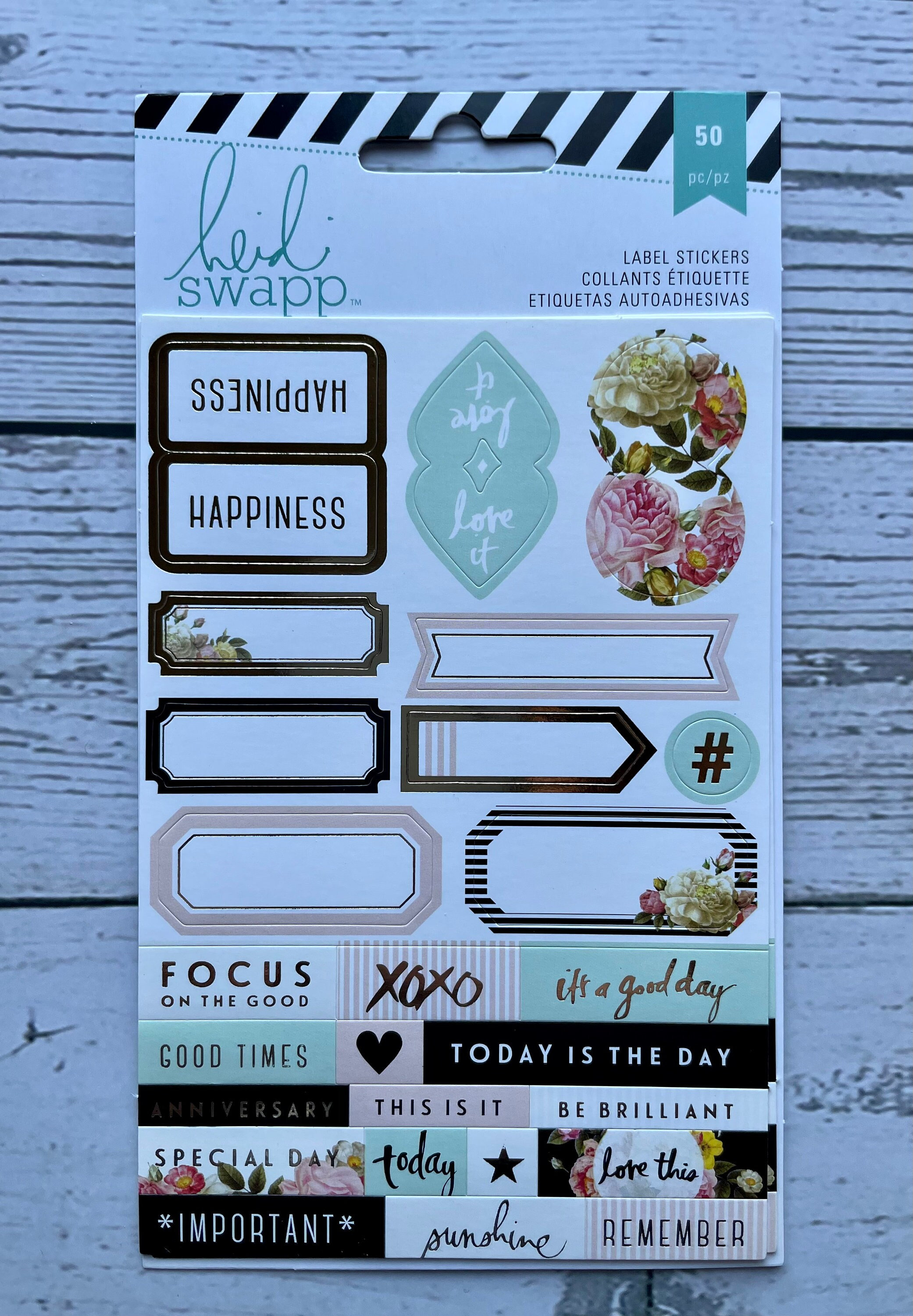 Heidi Swapp Label Stickers - Memory Planner, Scrapbooking Stickers ...