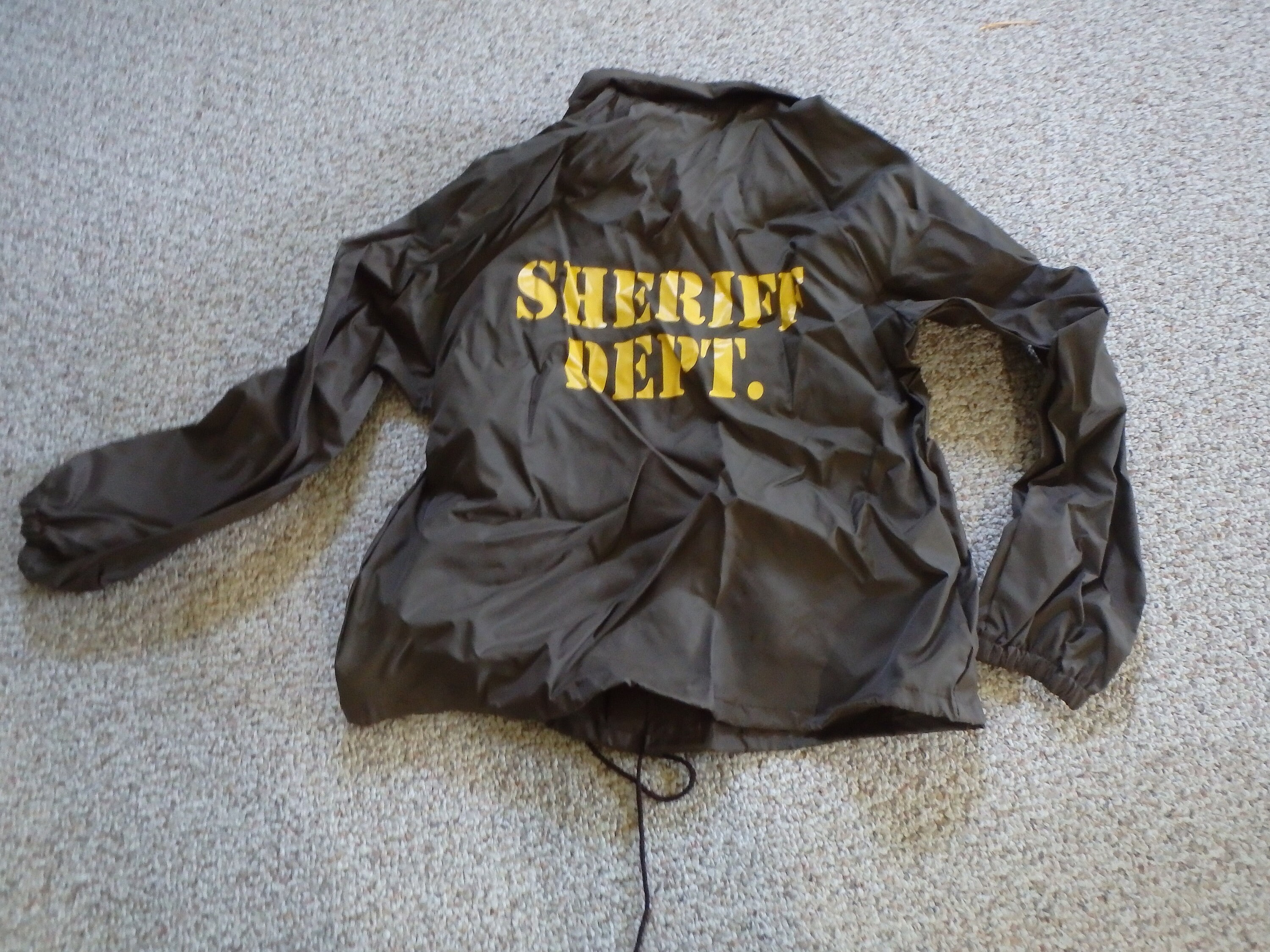 Sheriff Department Nylon Jacket Old New Stock Never Worn | Etsy