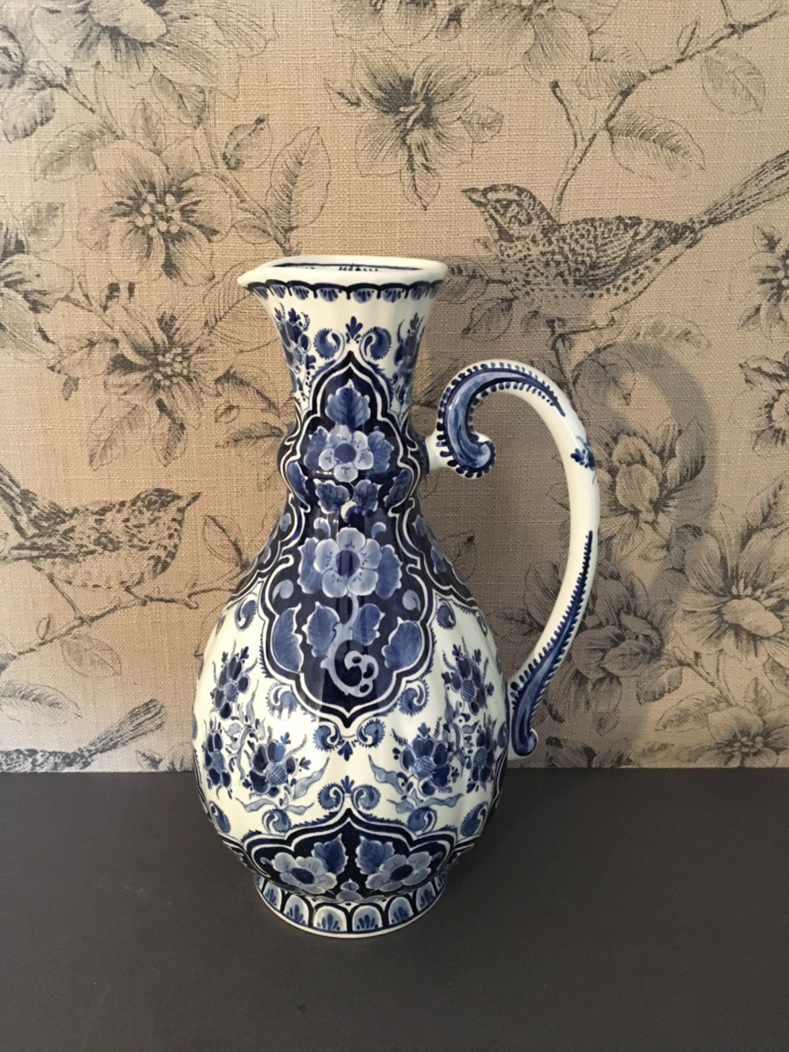 Vintage Large (13" Tall) Rare Regina WB Holland Delft Blue (delfts ...