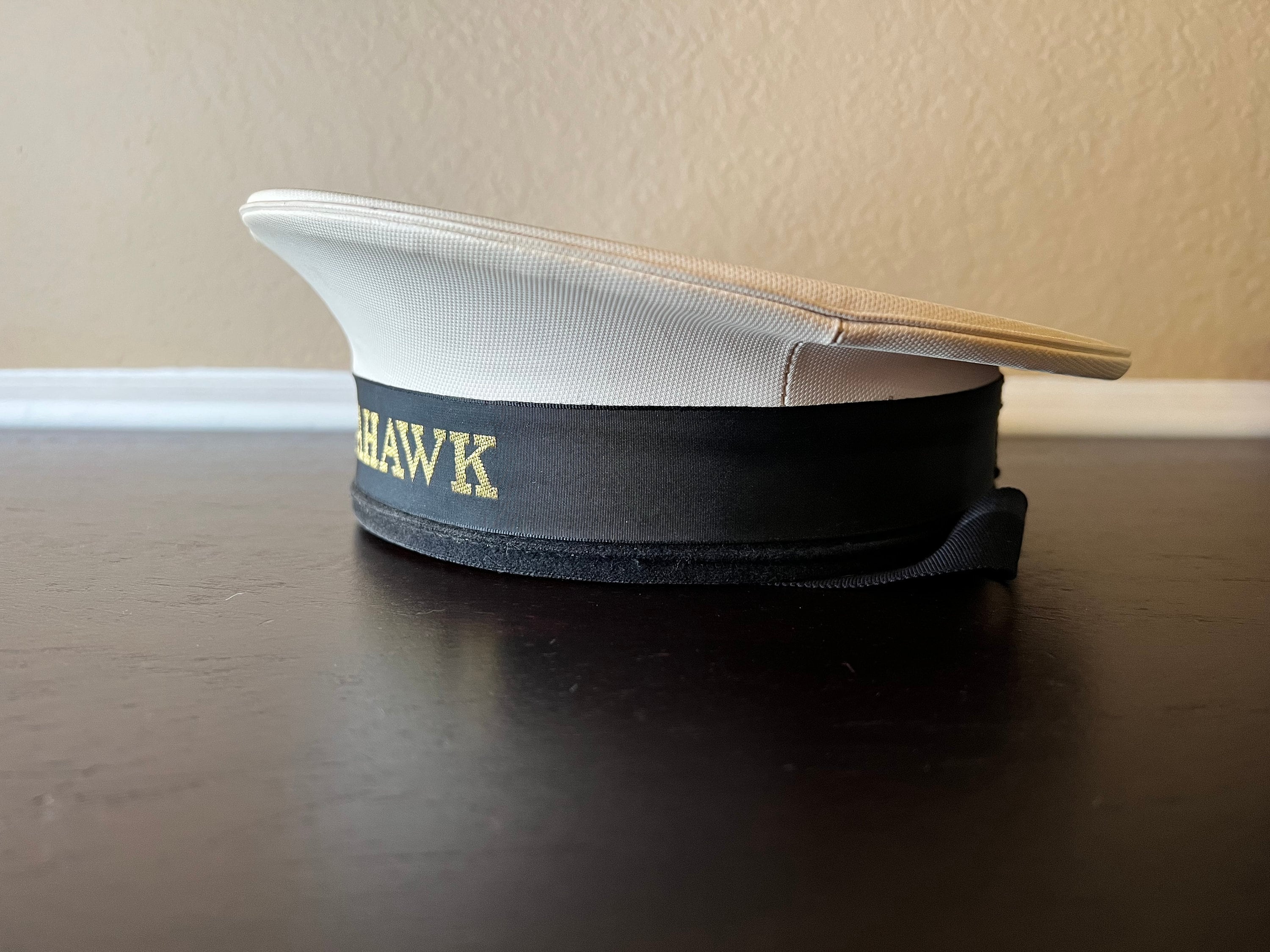 Vintage 1940s/ 1950s HMS Seahawk Sailors Cap. Military History ...