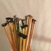Set of 12 Pair Vintage Knitting Needles plastic and - Etsy