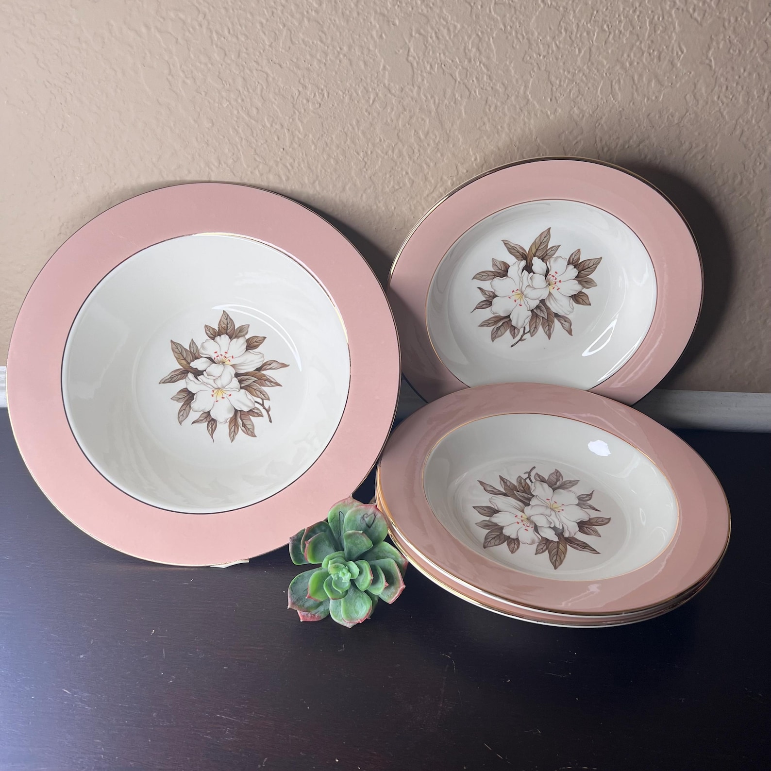 Vintage Midcentury Sevron Fair Lady Soup Bowl, American Pottery China ...