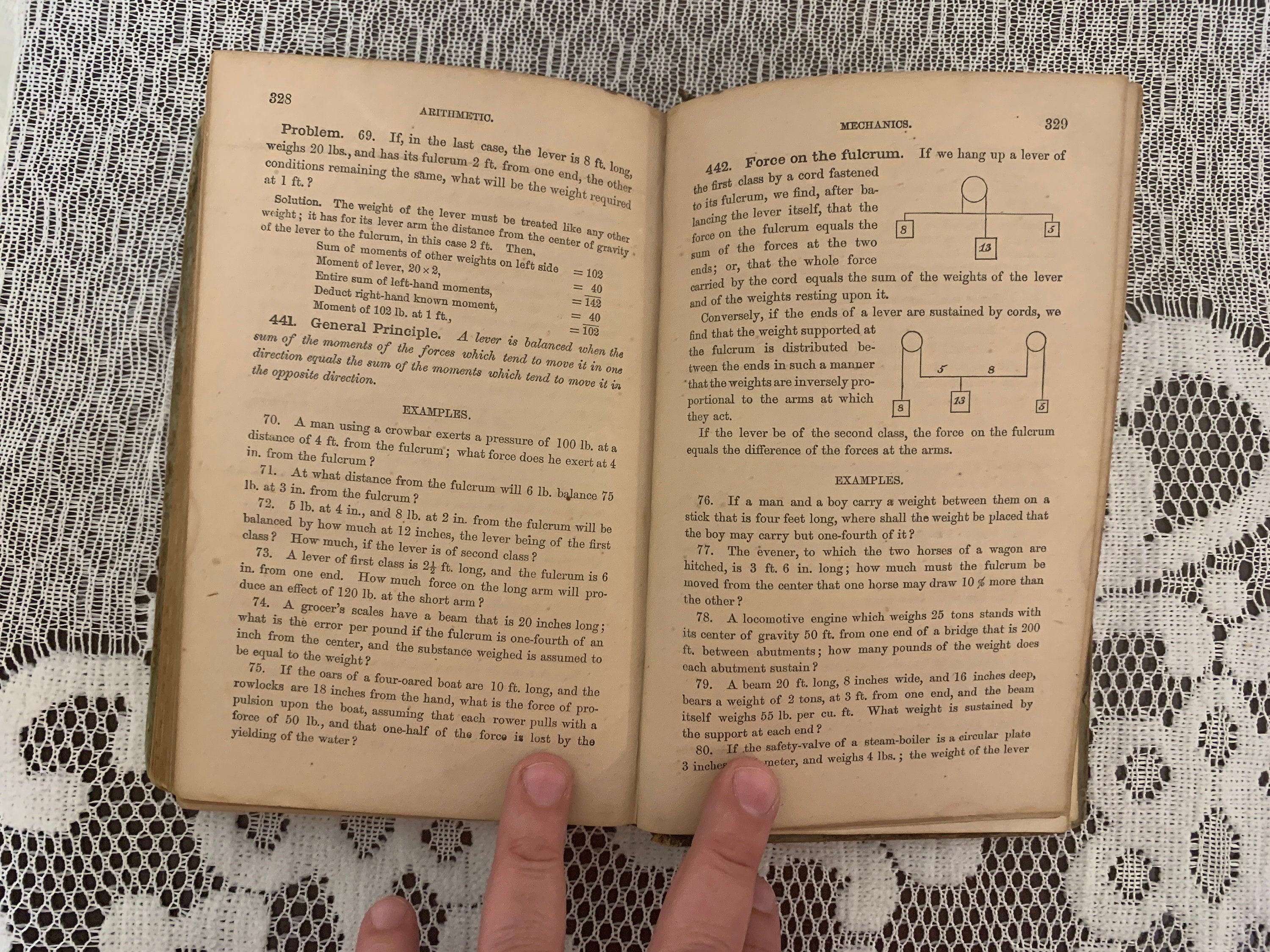 Antique 1872 Math Book. Felters New Practical Arithmetic for Public and ...