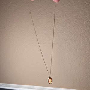 Vintage 1970s Plastic Cameo Locket Victorian Revival Pink, Gold Tone ...