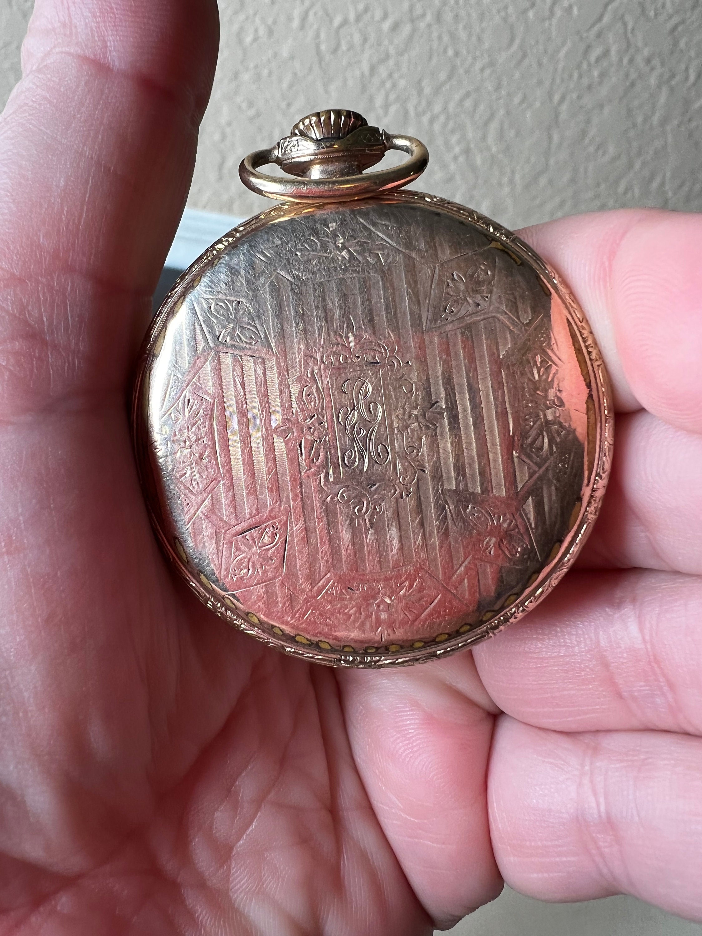 Antique South Bend Pocket Watch, Gold Filled, Wadsworth Referee, 19 ...