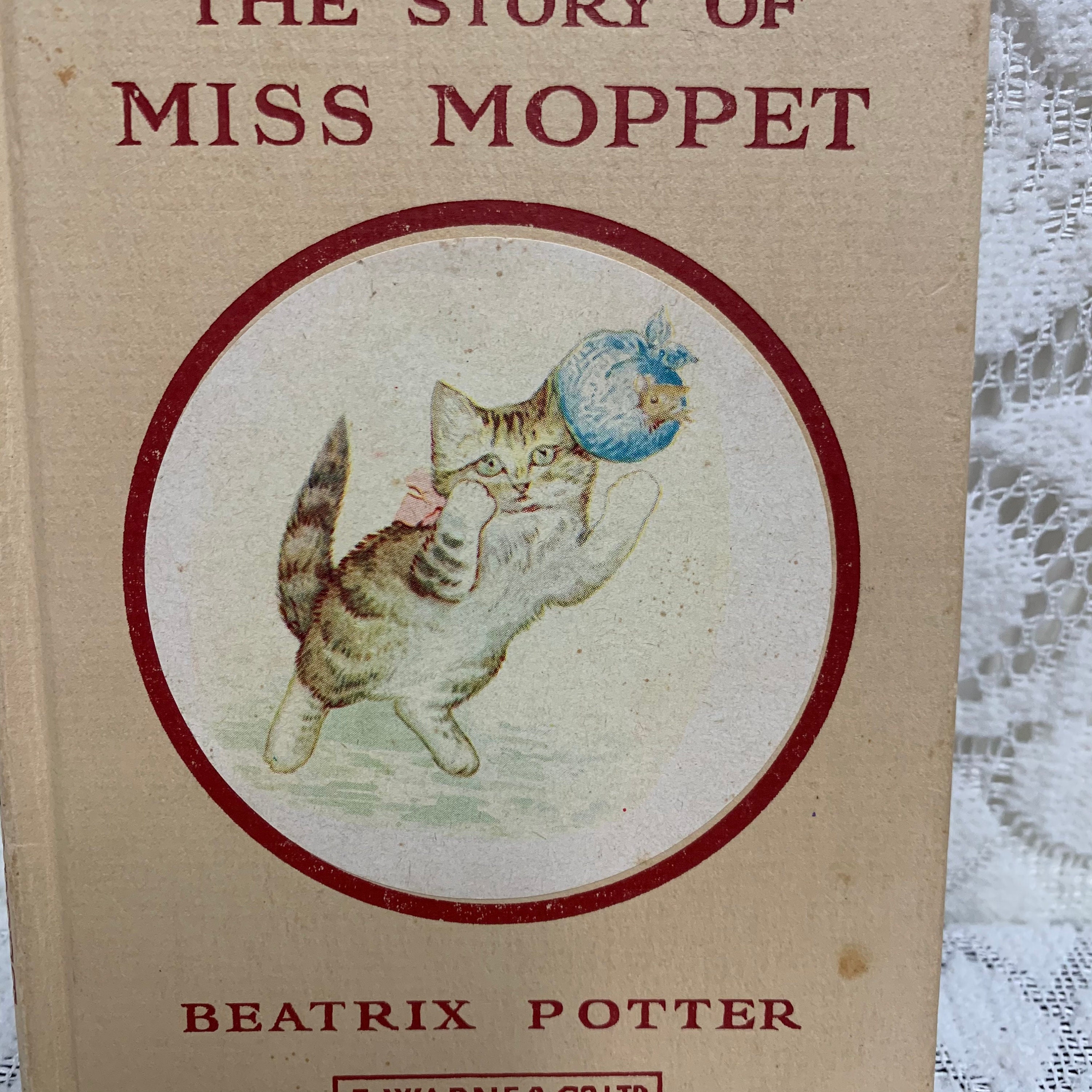 Vintage Beatrix Potter Little Book the Story of Miss Moppet Published ...