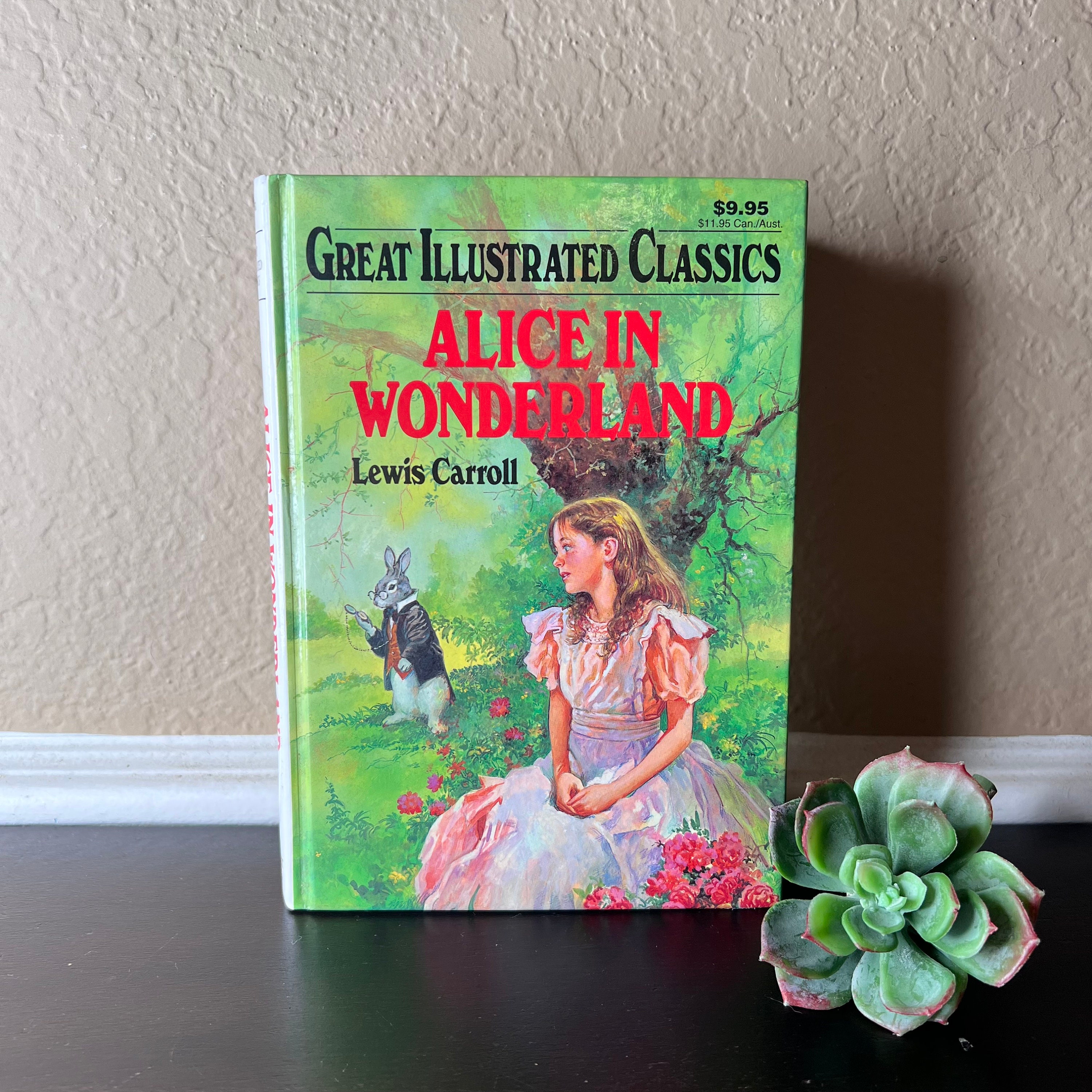 Vintage 1997 Alice in Wonderland by Lewis Carroll Children's Hardcover ...