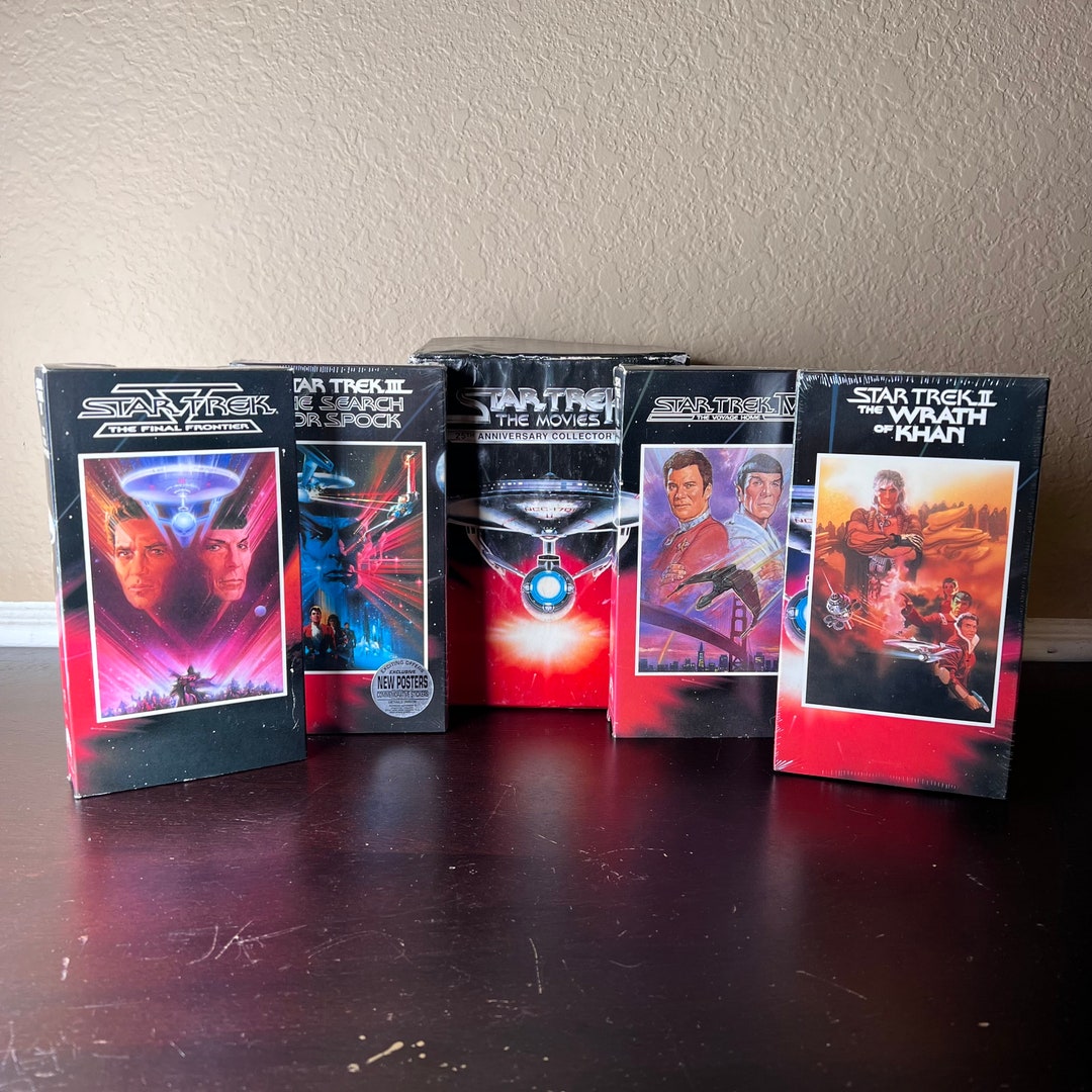 Vintage 1991 Star Trek VHS Tape Set (2, 3, 4, 5), Classic Hollywood ...