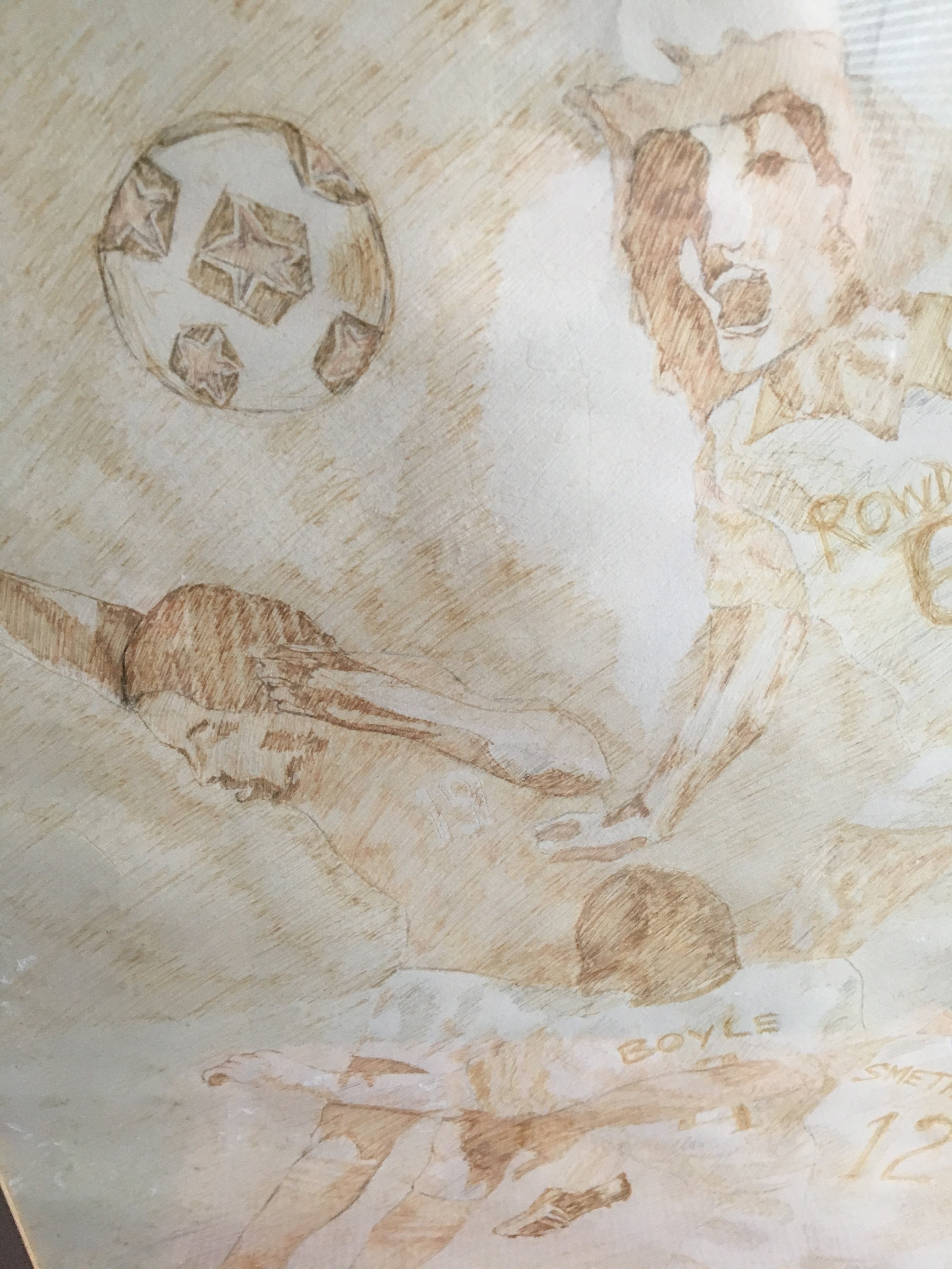 Vintage Original Pencil Sketch of Famous 1975 Season of the - Etsy