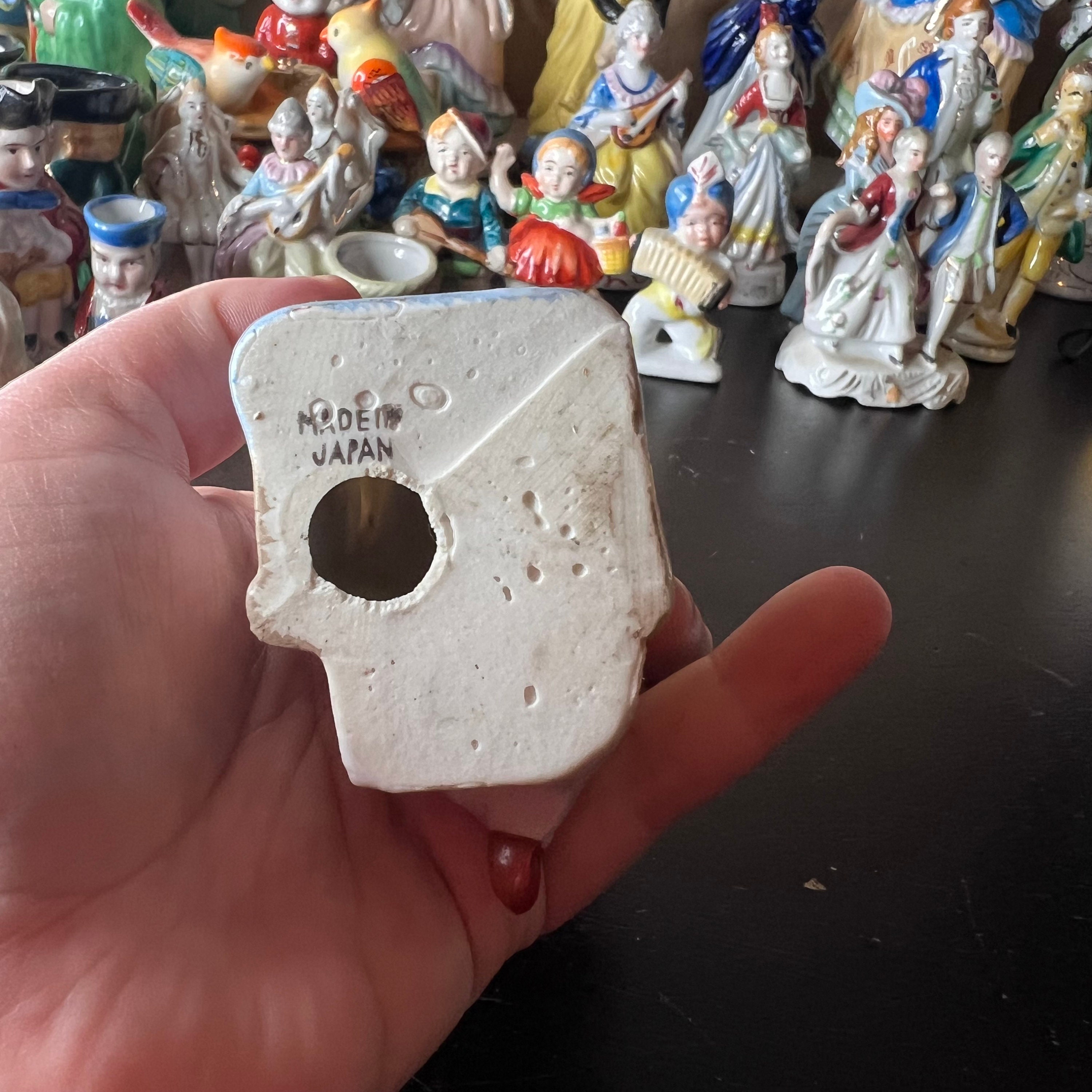 Vintage 1950's Made in Japan Porcelain Seated Colonial Lady, Japanese ...