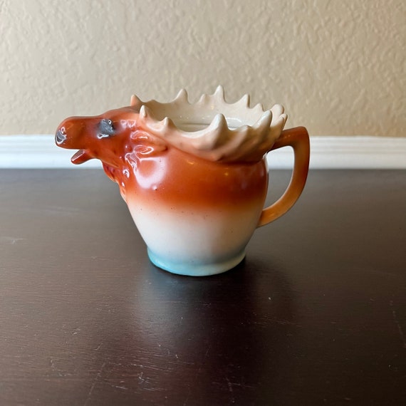 Vintage Moose Creamer/ Gravy Boat Made in Czechoslovakia - Etsy
