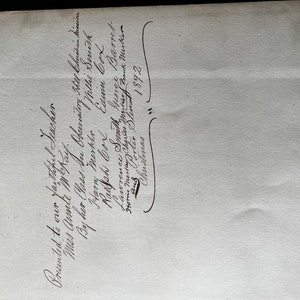 Antique 1888 Alfred Tennyson Book, Song of the Brook, Rare Library ...