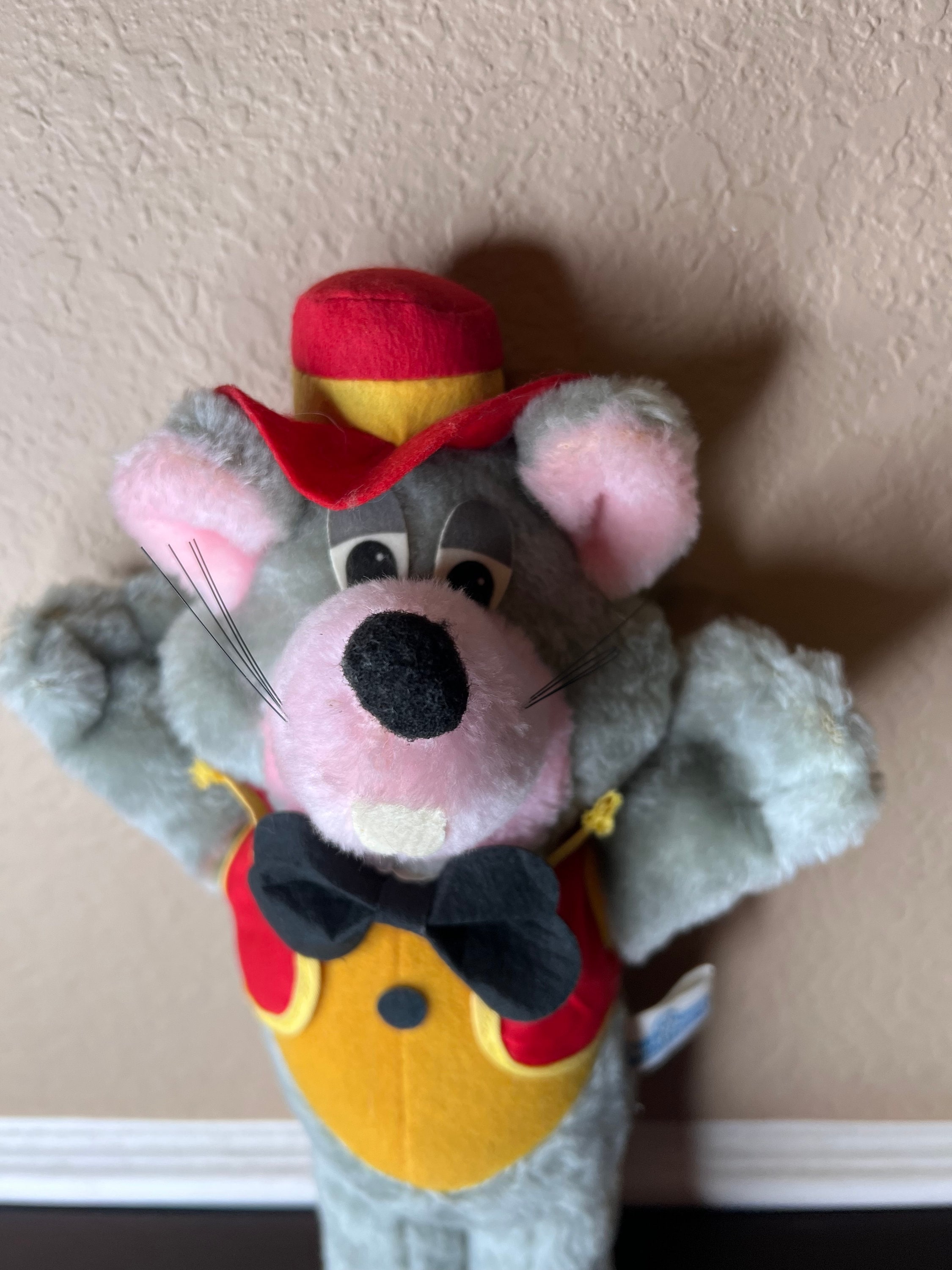Vintage 1980s 13.5 Chuck E. Cheeses Pizza Time Theater Anthropomorphic ...