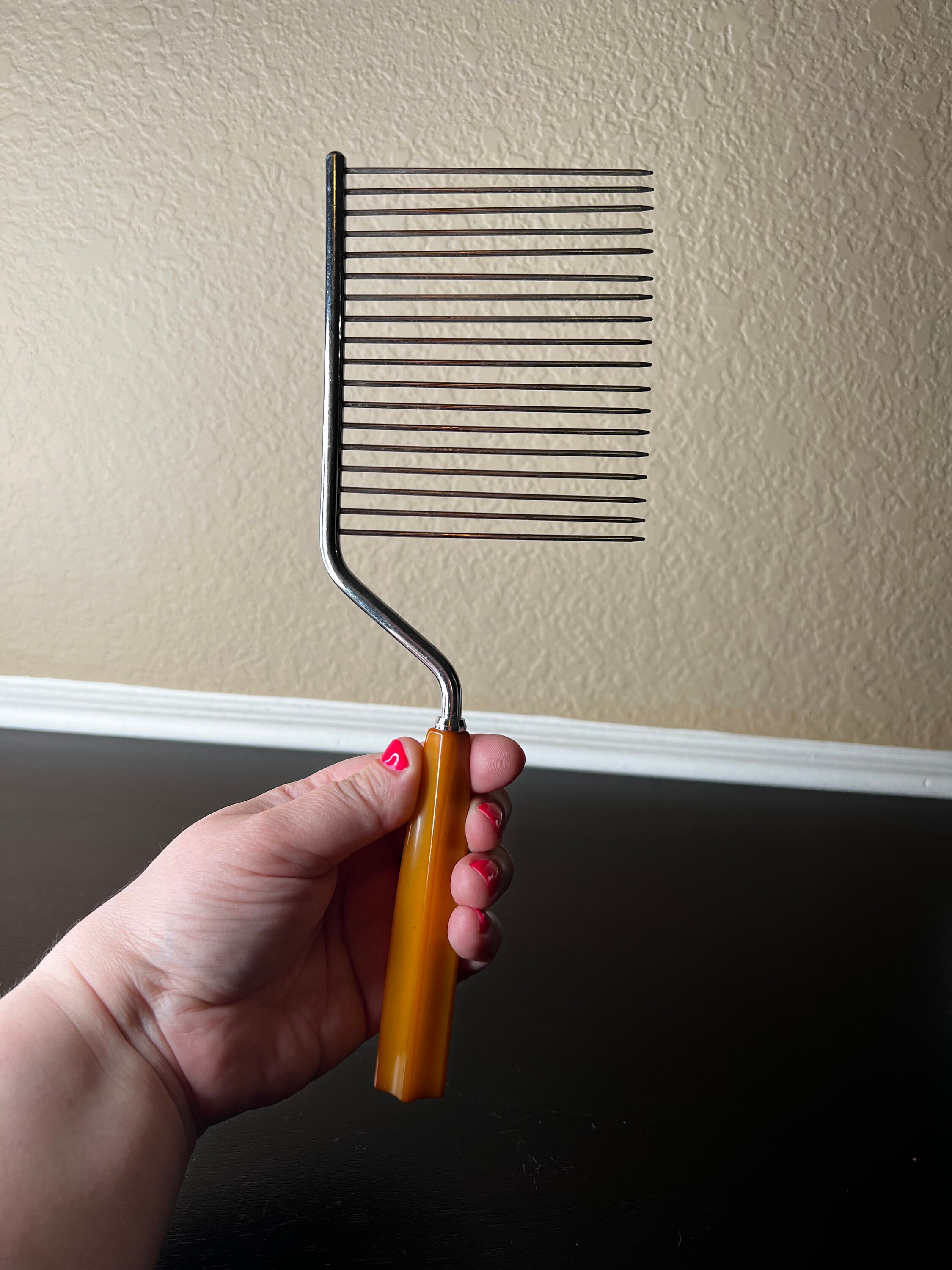 Vintage Midcentury Butterscotch Bakelite Cake Slicer, Fork, Cutter ...