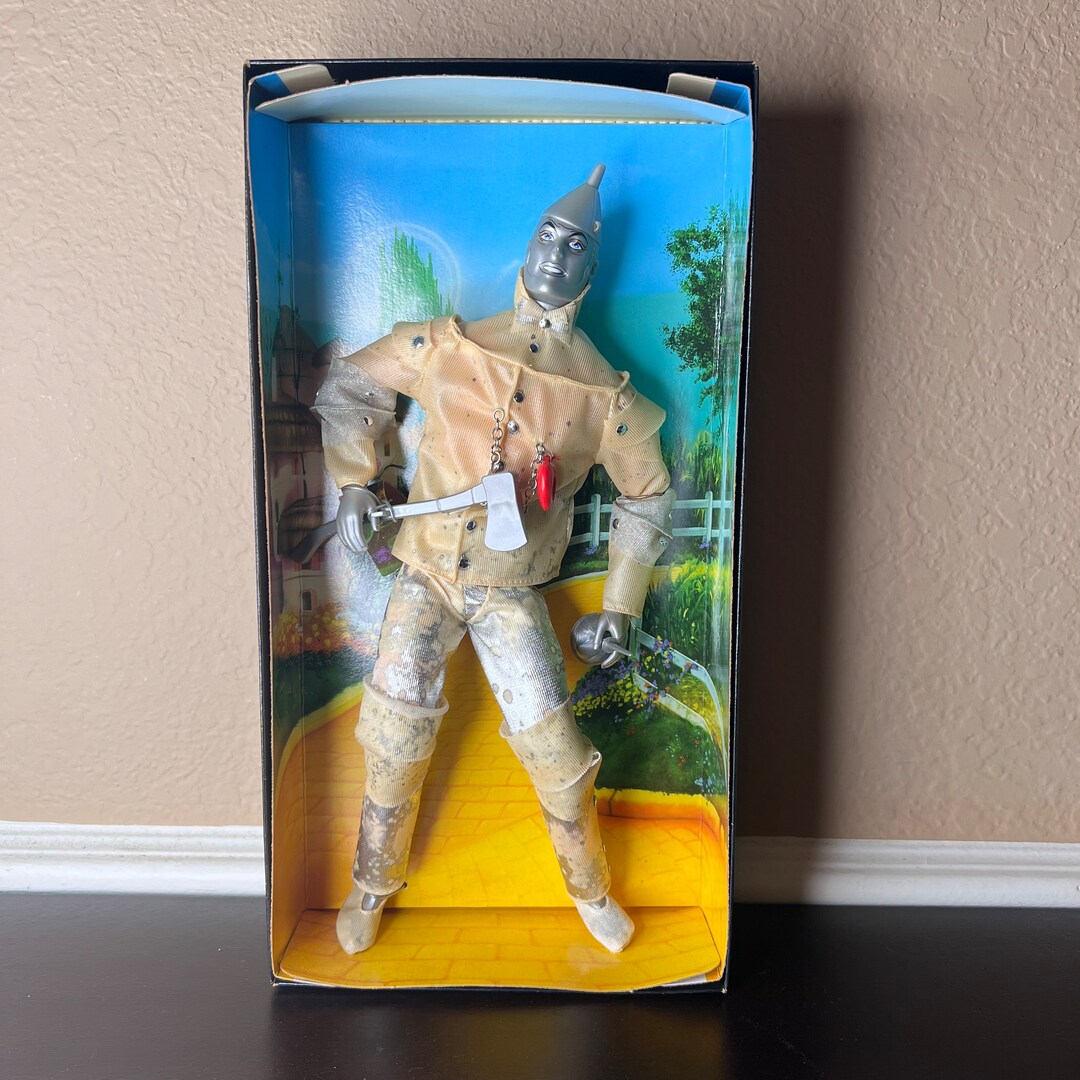 Retired Mattel Wizard of Oz Barbie Tin Man Ken Doll, Vintage ...