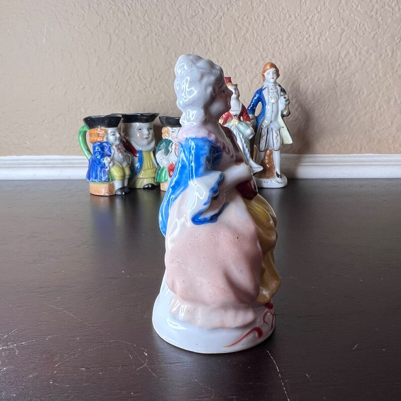 Vintage 1940's Made in Occupied Japan Colonial Lady Playing Lute ...