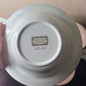 Vintage Midcentury Sevron Fair Lady Soup Bowl, American Pottery China ...