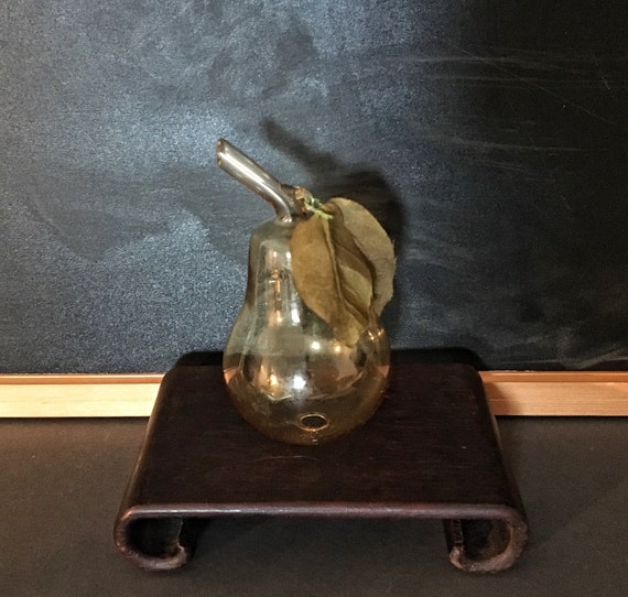 Vintage Blown Glass Pears in Light Yellow-orange Color With | Etsy