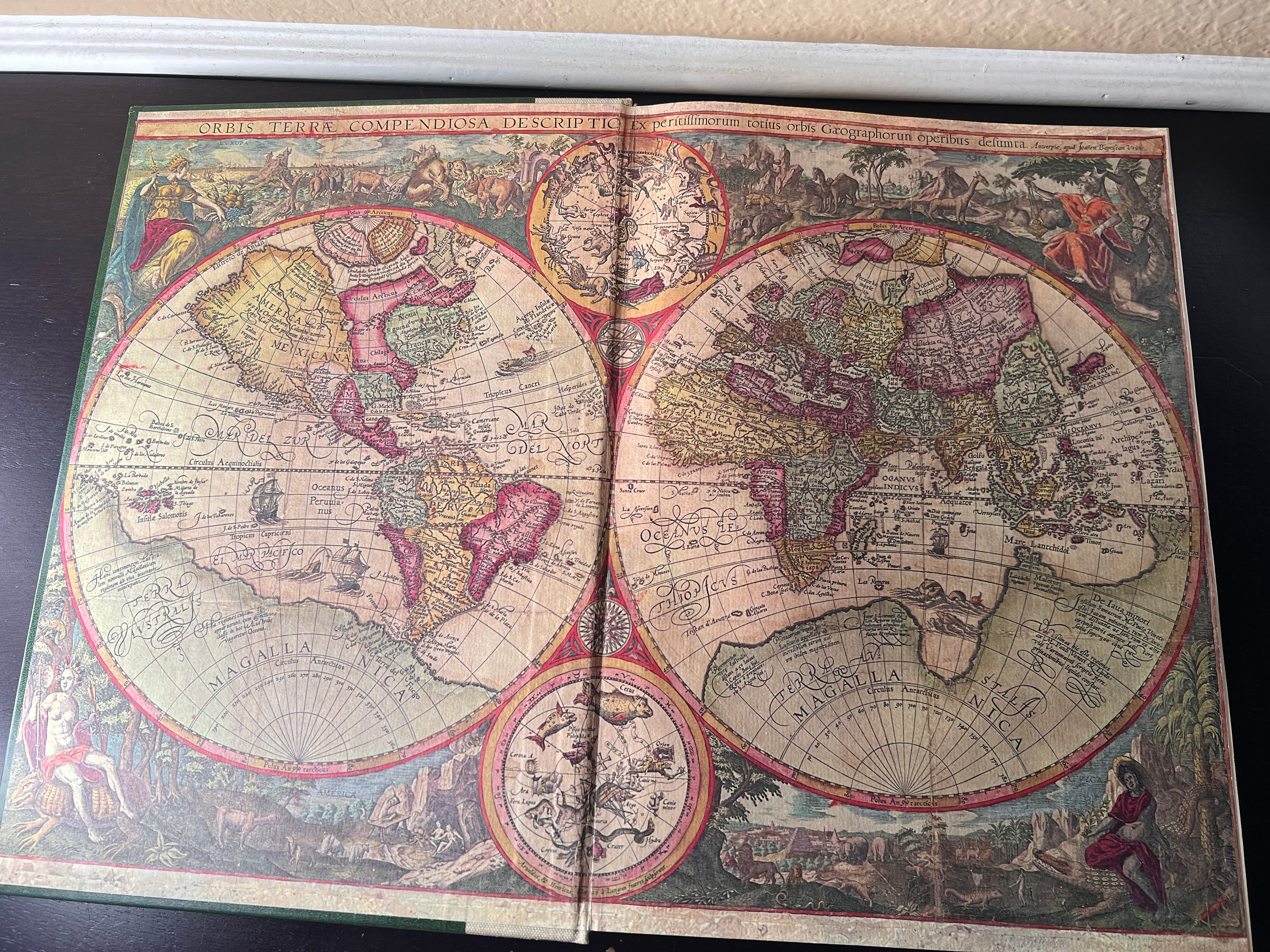Vintage 1969 Readers Digest Great World Atlas, Educational Books ...