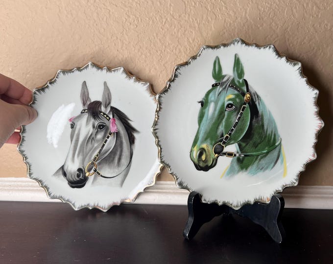 Vintage 1960's Horse Head Plate, Midcentury Decor, Decorative Wall ...