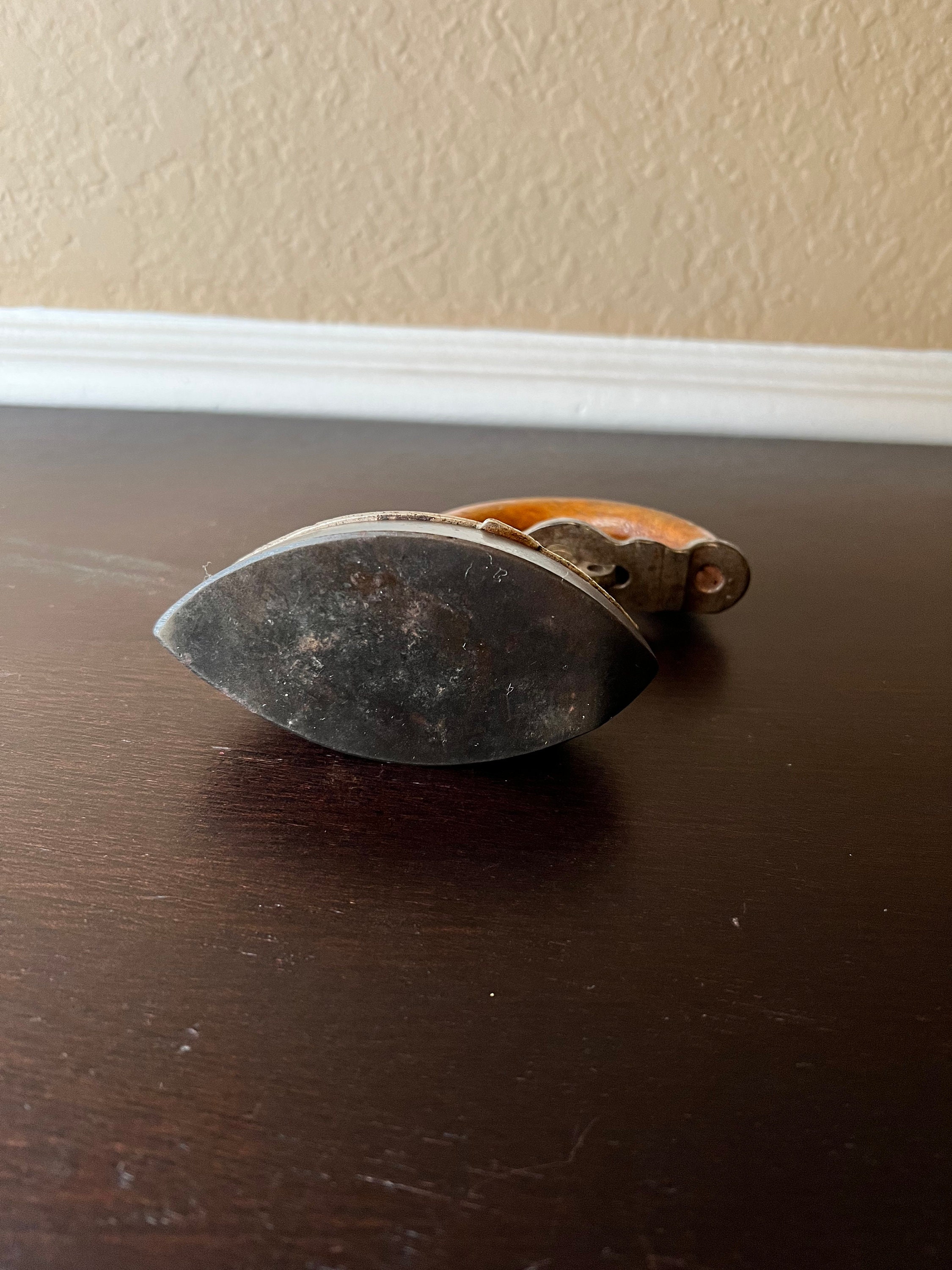 Antique Miniature Sad Iron, Ironing, Laundry Room, Seamstress Gift ...