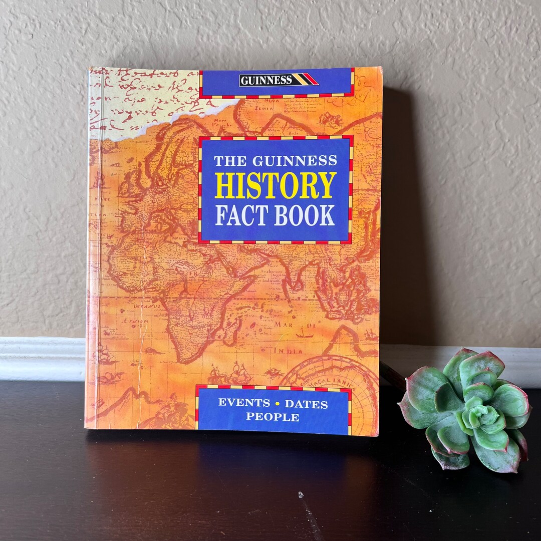 Vintage 1994 'the Guinness History Fact Book" -events, Dates, People ...