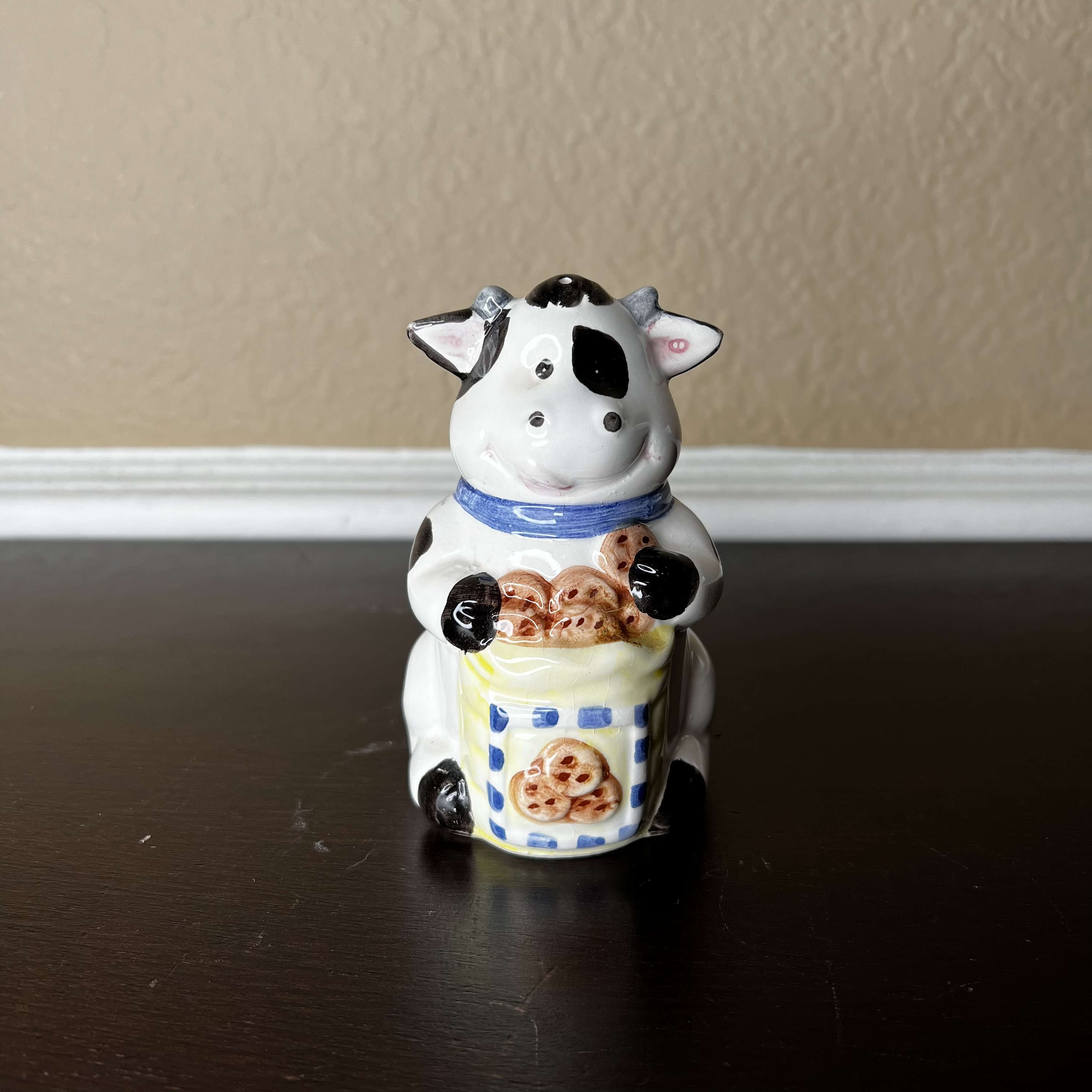 Vintage 1980/ 1990s Spotted Cow Salt and Pepper Shaker single, Cookies ...