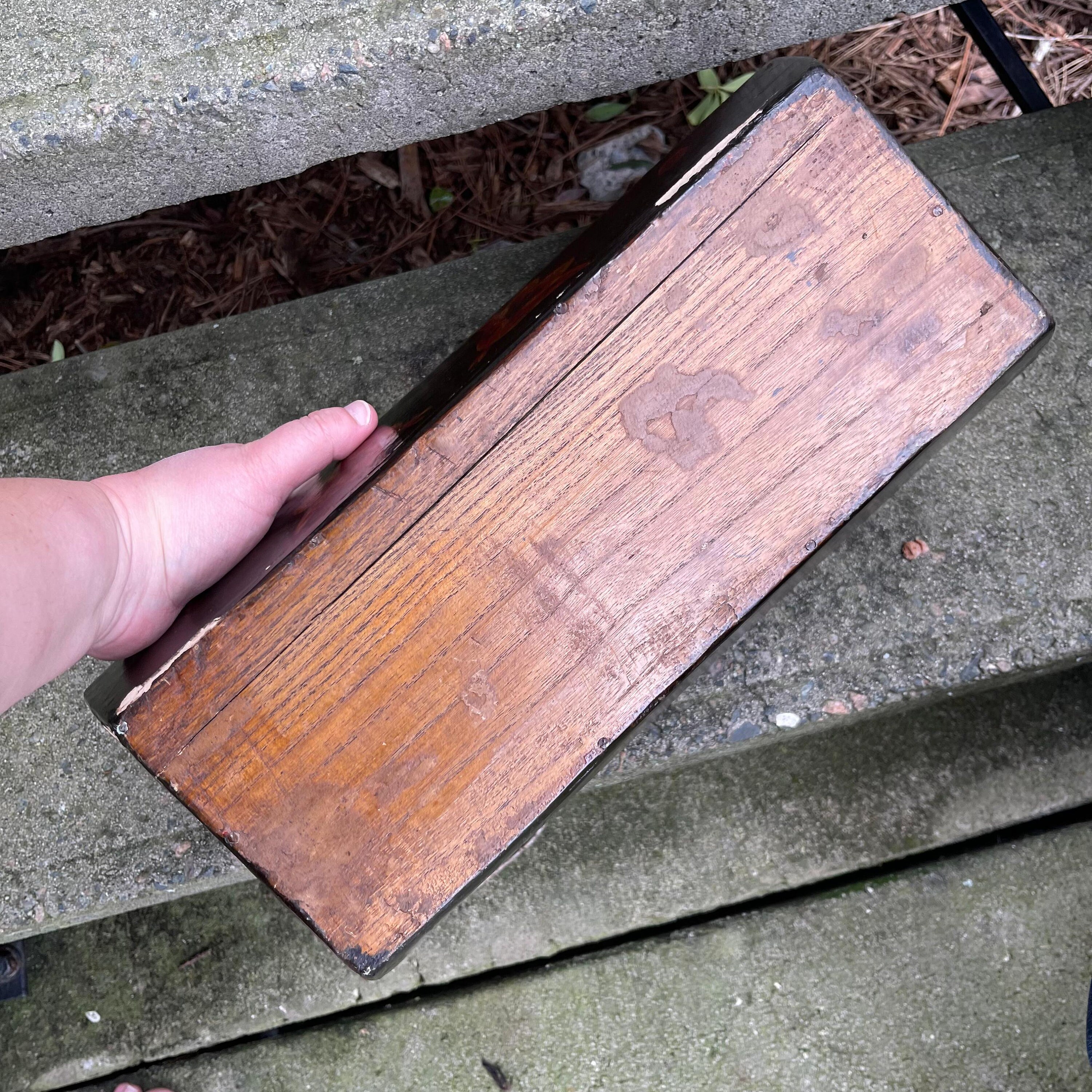 Antique Wood Flower Box, Folk Art, Americana, Country, Cabin Decor ...
