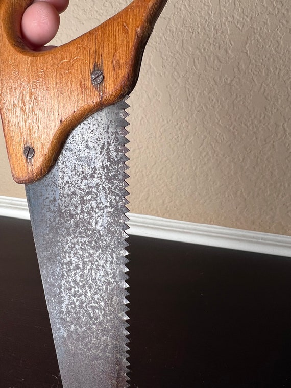 Vintage Midcentury Tiny Hand Saw Carpentry Tools Carpenter Manual Saws Woodworking Panel Sash rustic Decor man Cave Style dyi primitive Etsy Australia