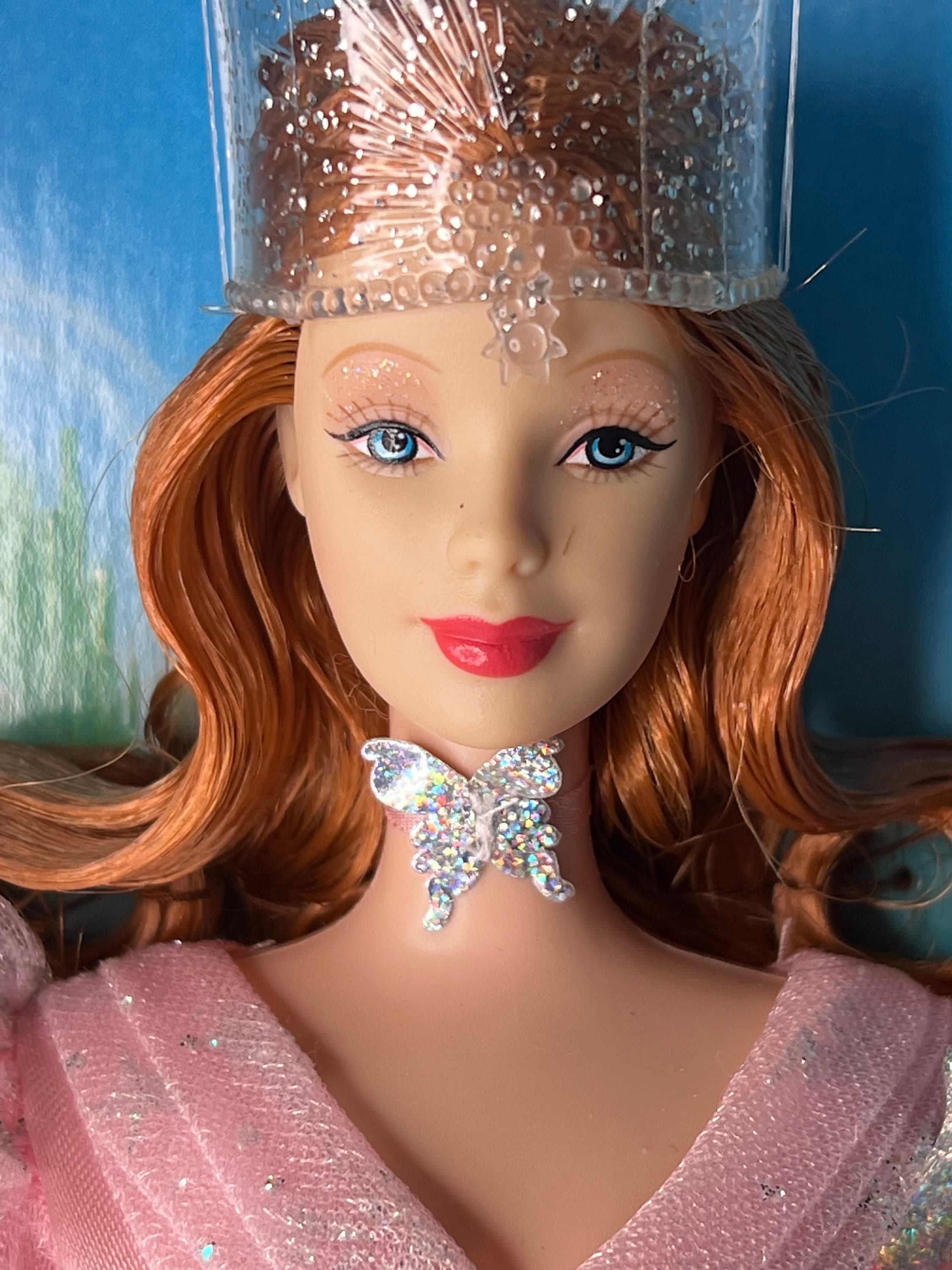 Retired Wizard of Oz Barbie Collector Pink Label Glinda the Good Witch ...