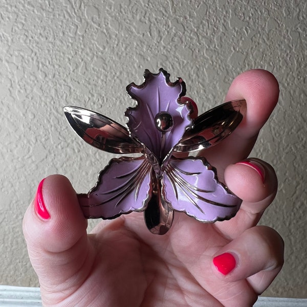 Orchid Lapel Pin - Etsy