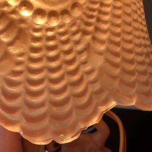 Vintage 1930's Pink Satin Camphor Glass Boudoir Lamp, Dancing Lady, Art ...