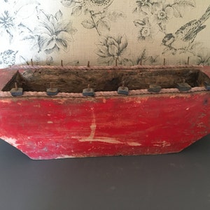 Indonesian Hand Hewn Saron Barung in Red and Gold for Gamelan Ensamble ...