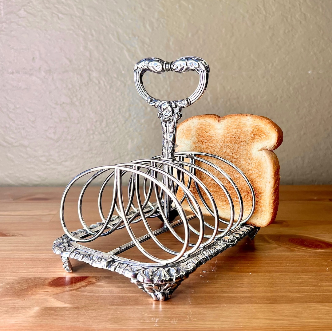 Antique 1824 Sterling Silver English Toaster Rack, Office Organization ...