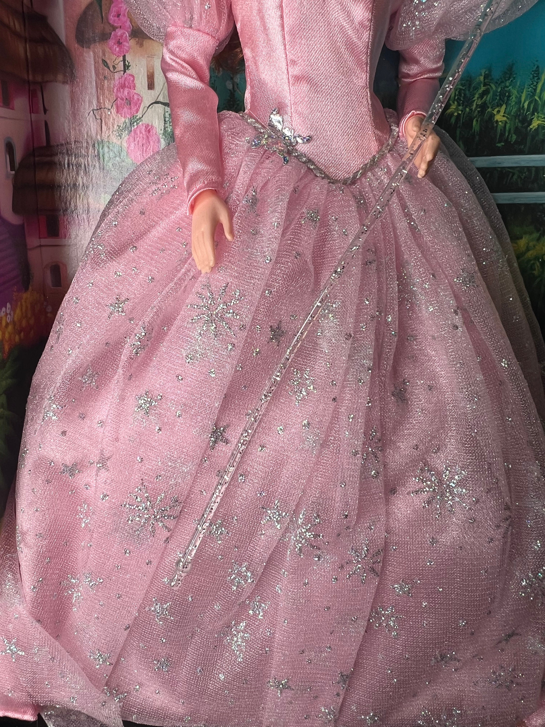 Retired Wizard of Oz Barbie Collector Pink Label Glinda the Good Witch ...