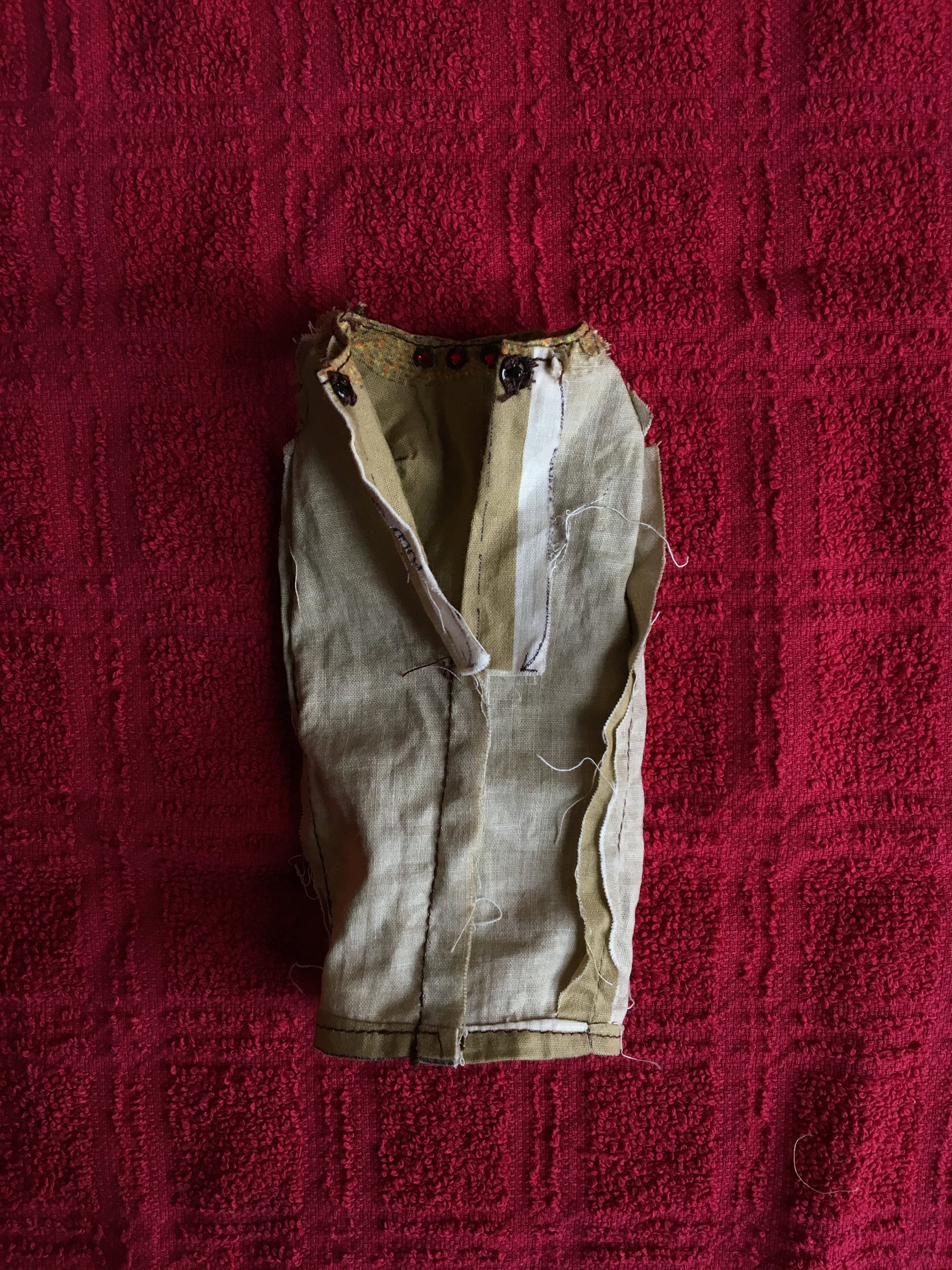 Vintage 1960’s Barbie Shift Dress With Ruby-red Sequins Along Boatneck ...