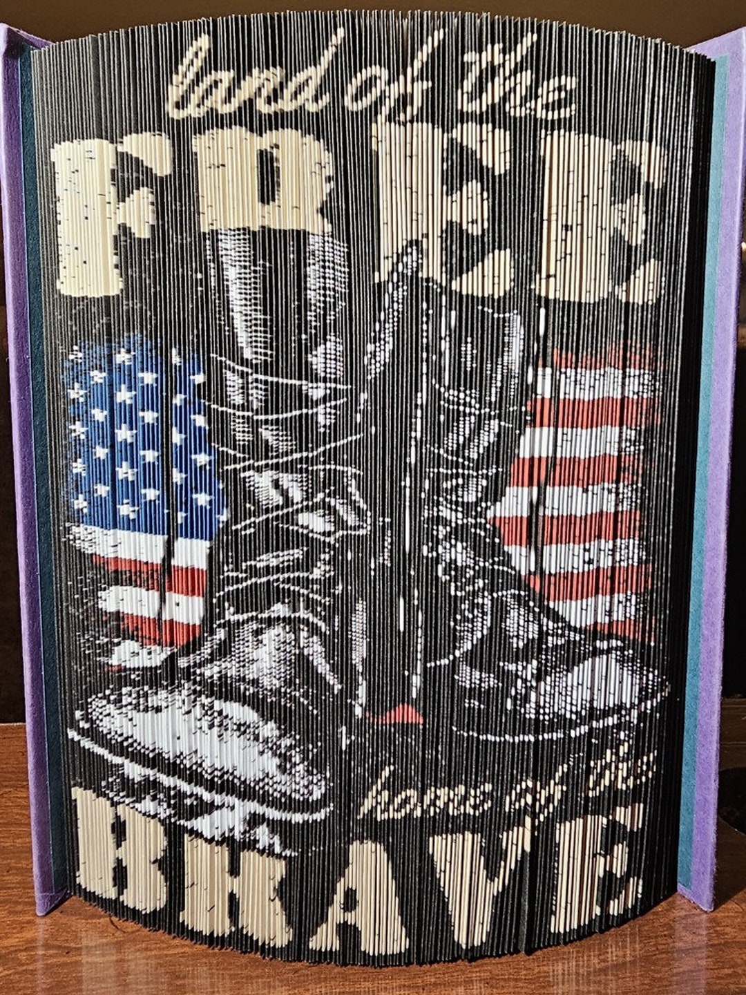 Ink Saver Fore-edge Photo Strip Pattern: Land of the Free Military ...