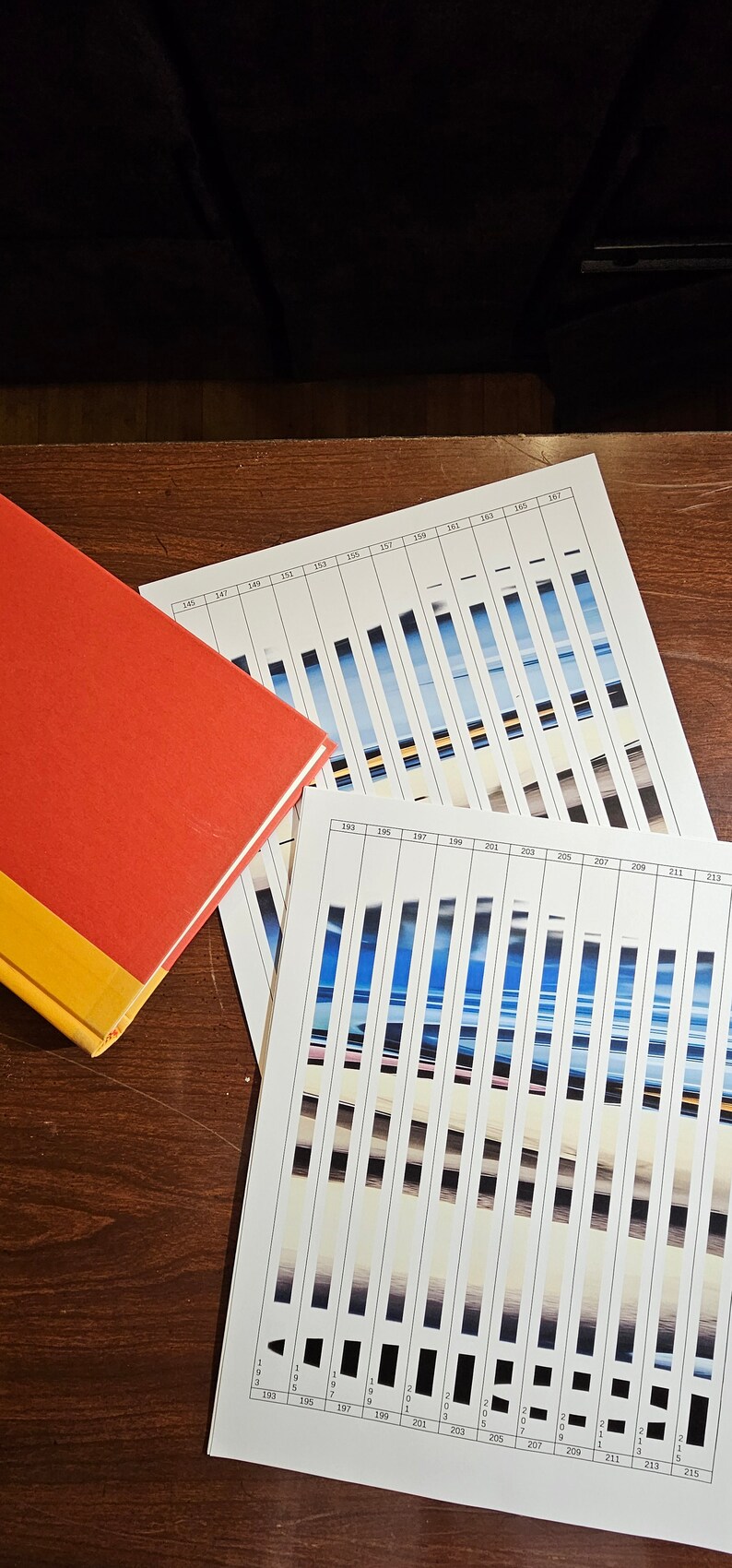 Photo Strip Pattern - Gold Rose With Pearls - Ink Saver, Fore-edge ...